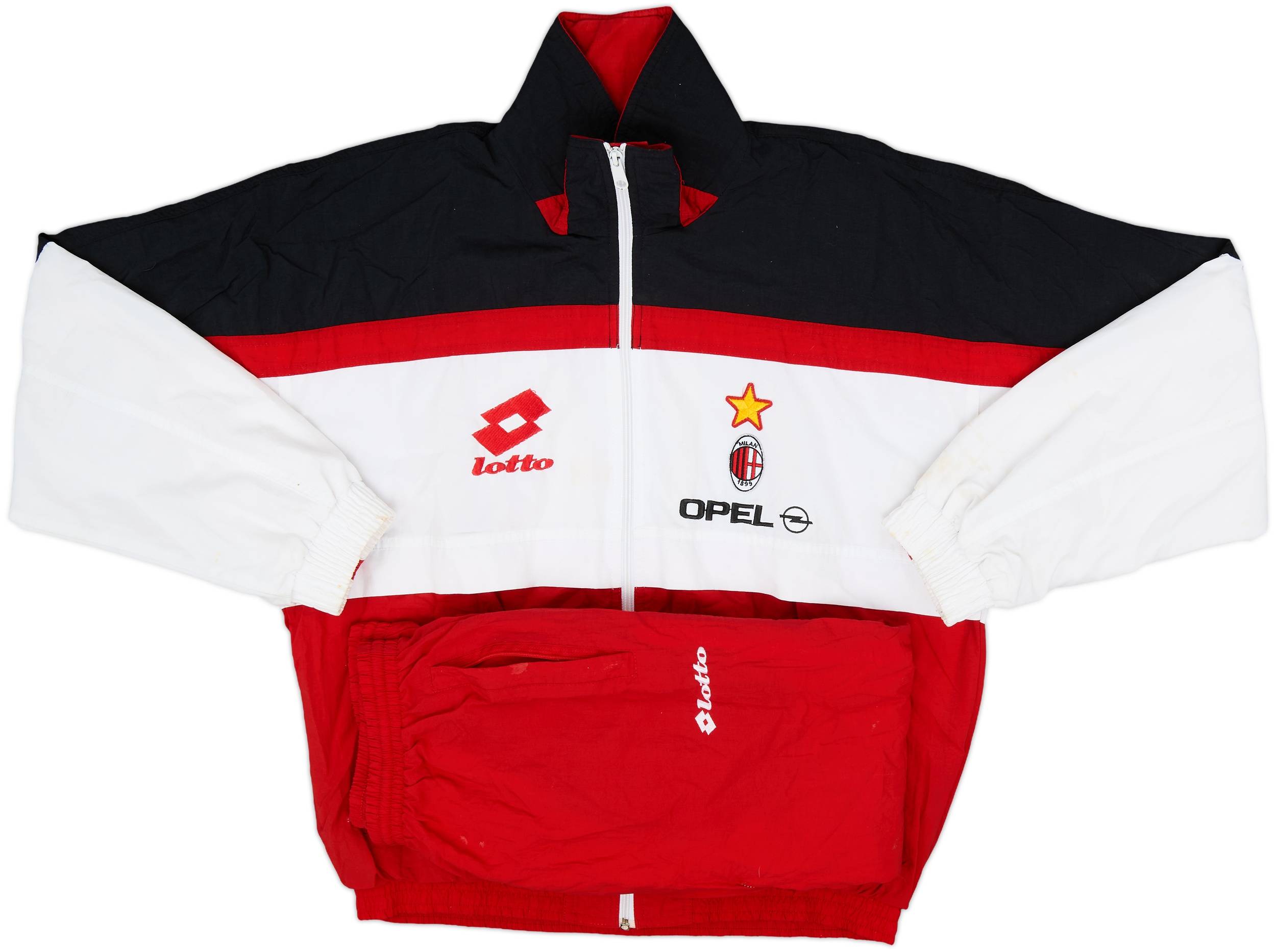 1994-95 AC Milan Lotto Tracksuit - 6/10 - (M)