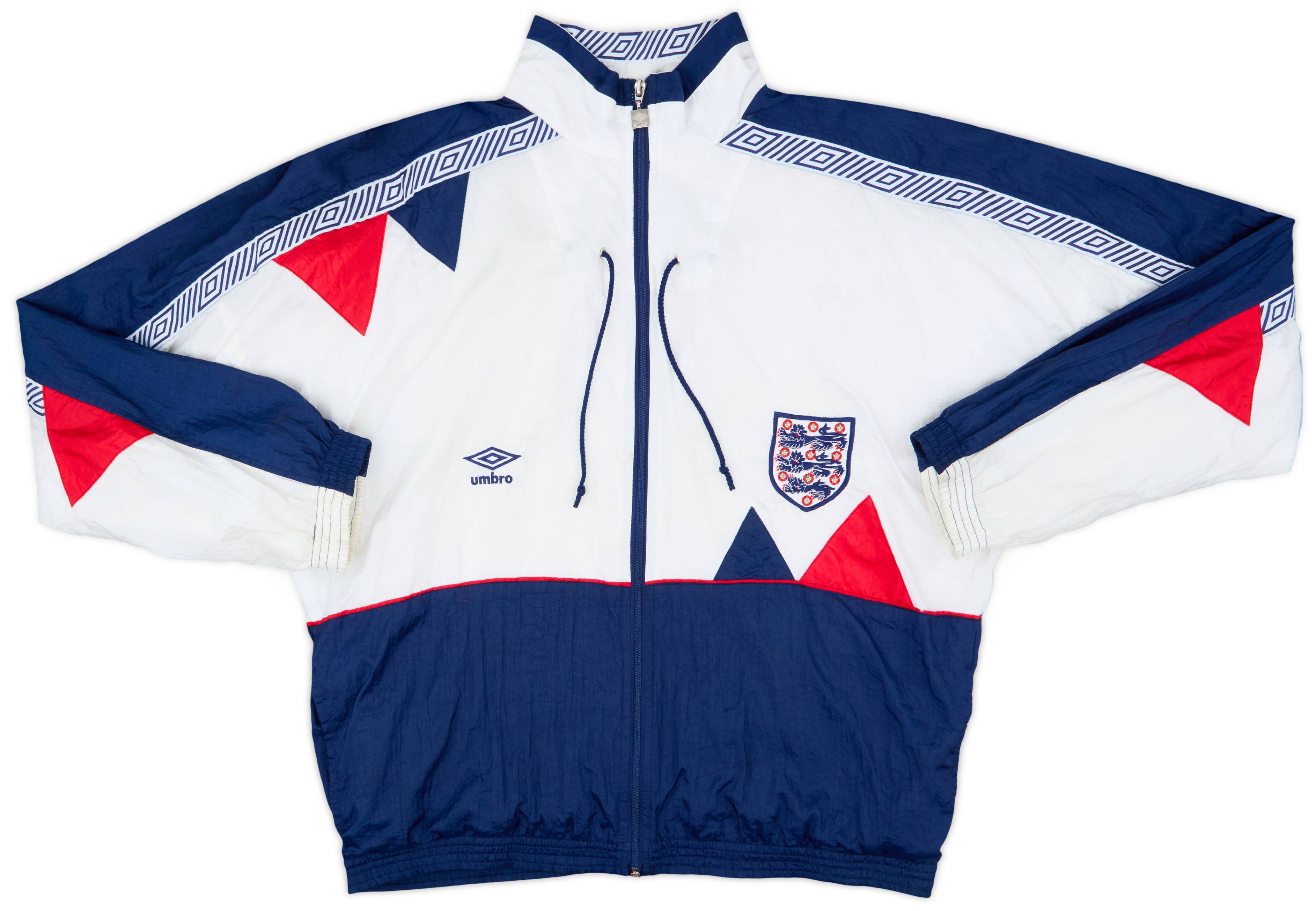 1990-92 England Umbro Tracksuit - 8/10 - (M)