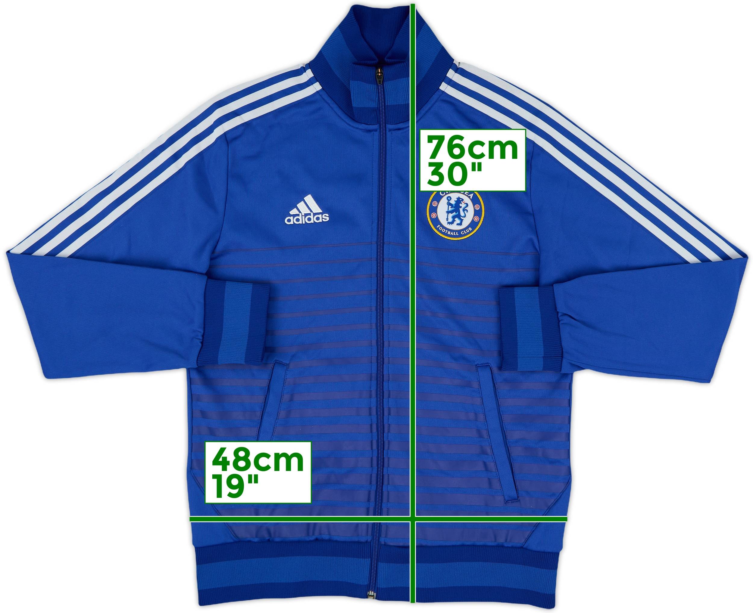 2014-15 Chelsea adidas Track Jacket - 8/10 - (S)
