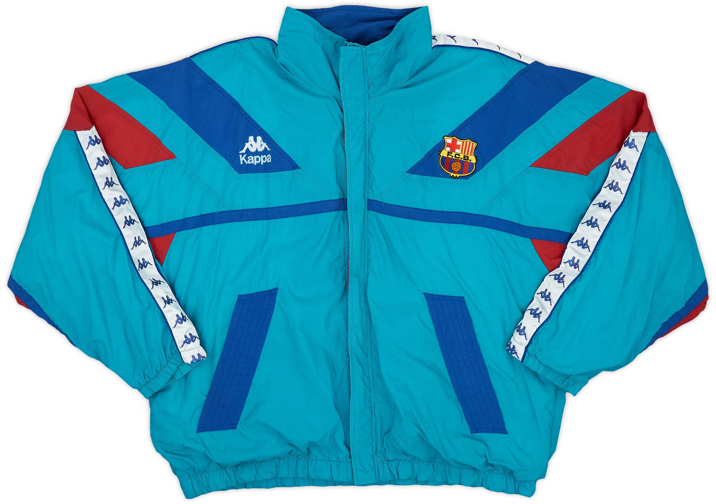 1992-95 Barcelona Kappa Track Jacket - 8/10 - (XL)