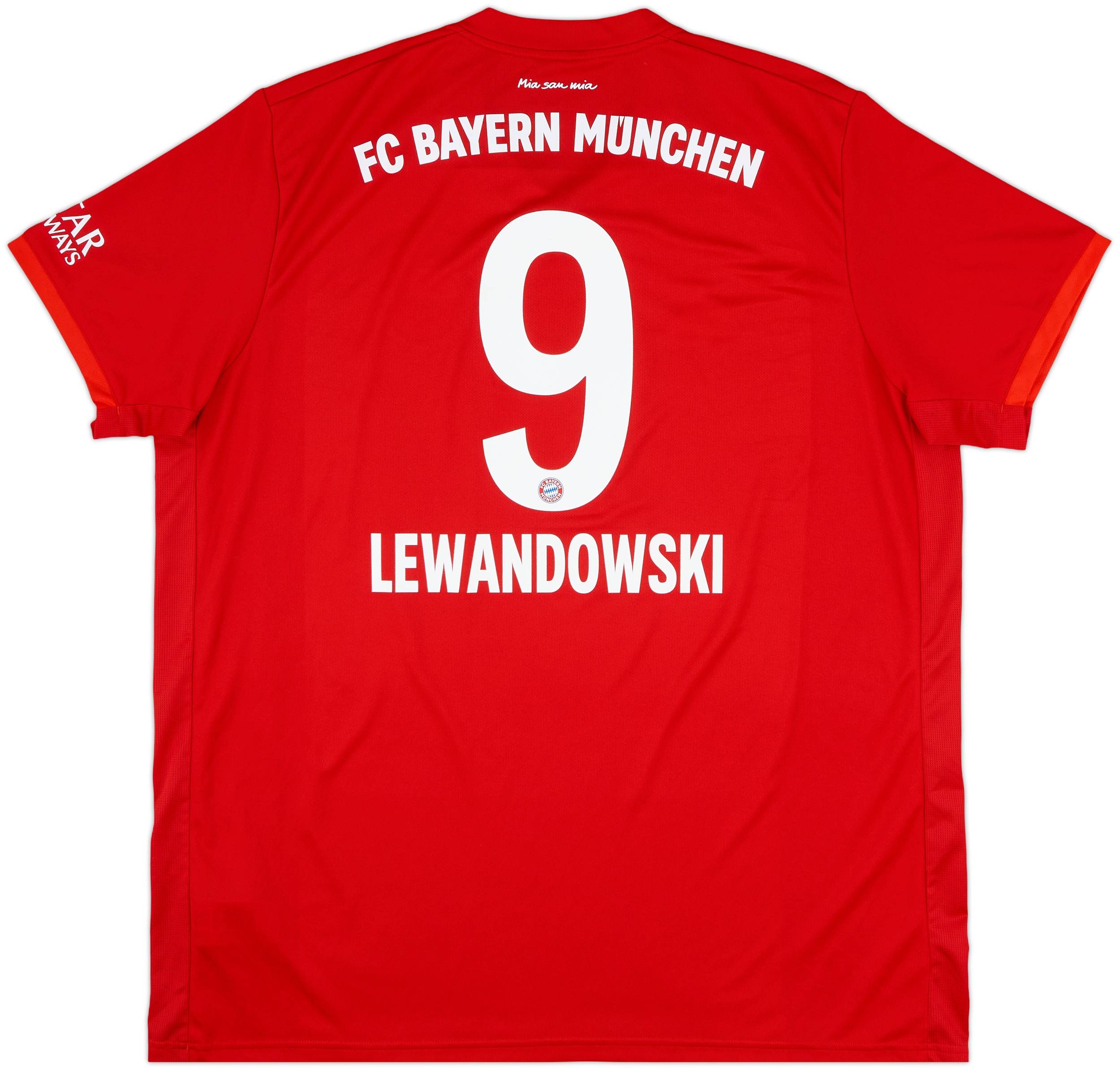 2019-20 Bayern Munich Home Shirt Lewandowski #9 - 9/10 - (XXL)