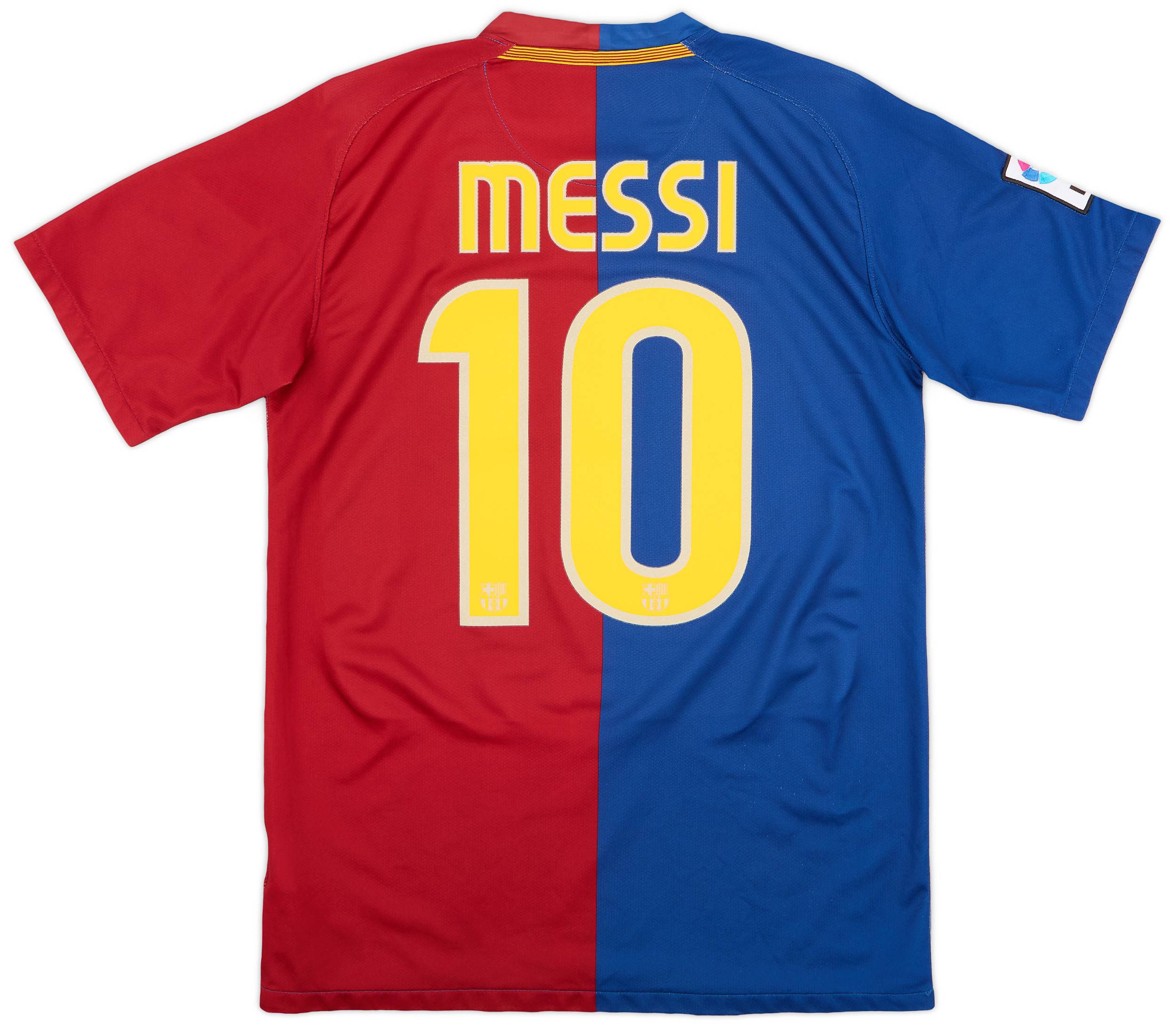 2008-09 Barcelona Home Shirt Messi #10 - 8/10 - (M)