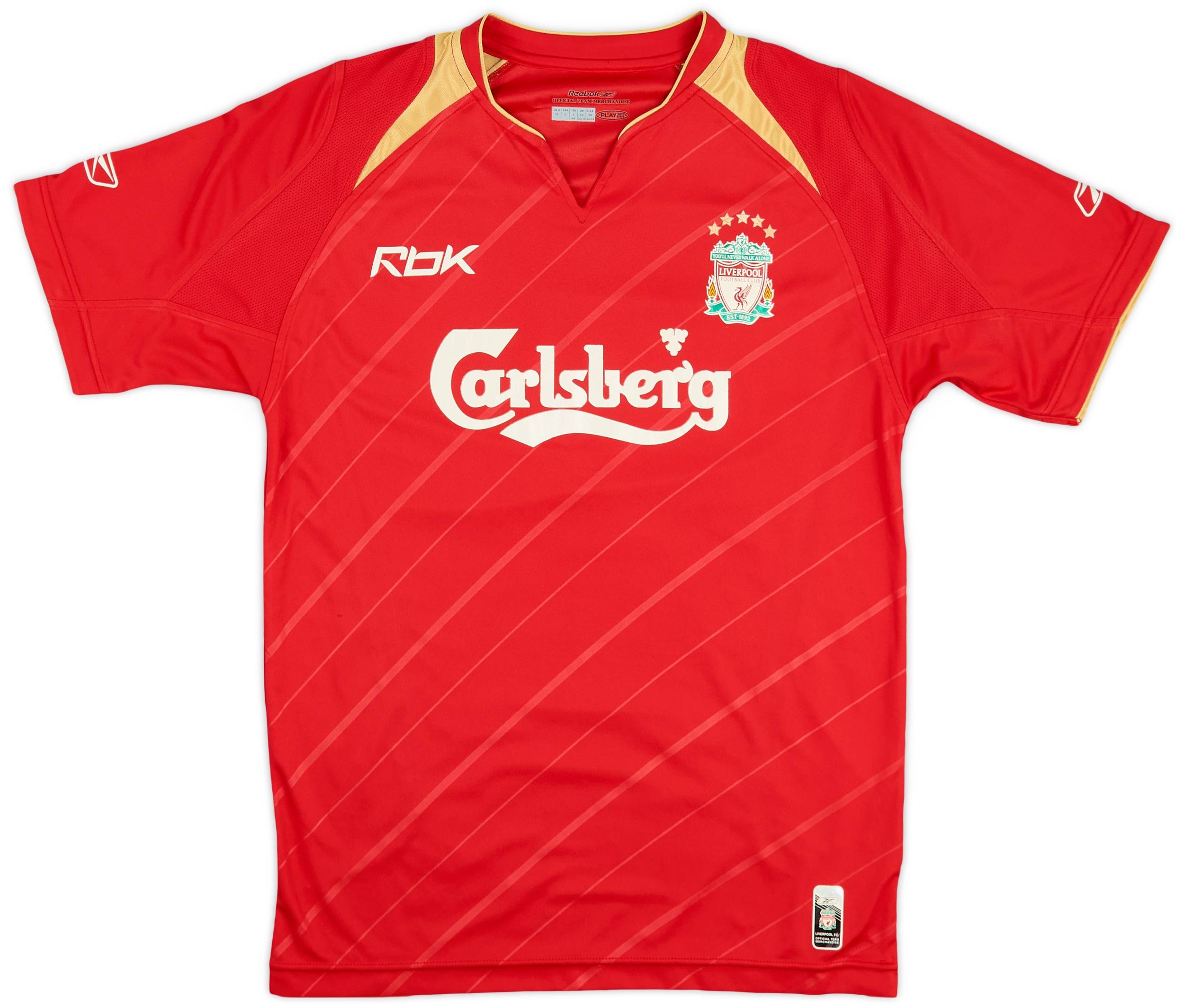 2005-06 Liverpool CL Home Shirt - 8/10 - (XS)