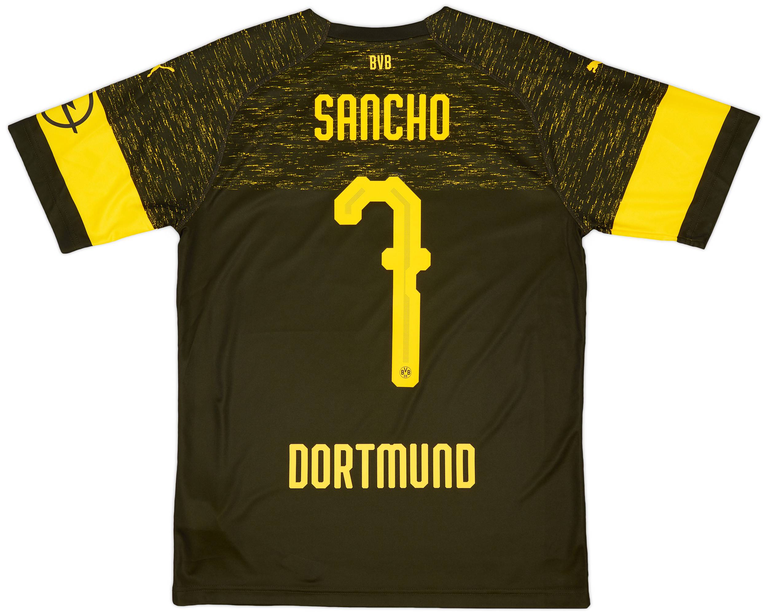 2018-19 Borussia Dortmund Away Shirt Sancho #7 - 9/10 - (M)
