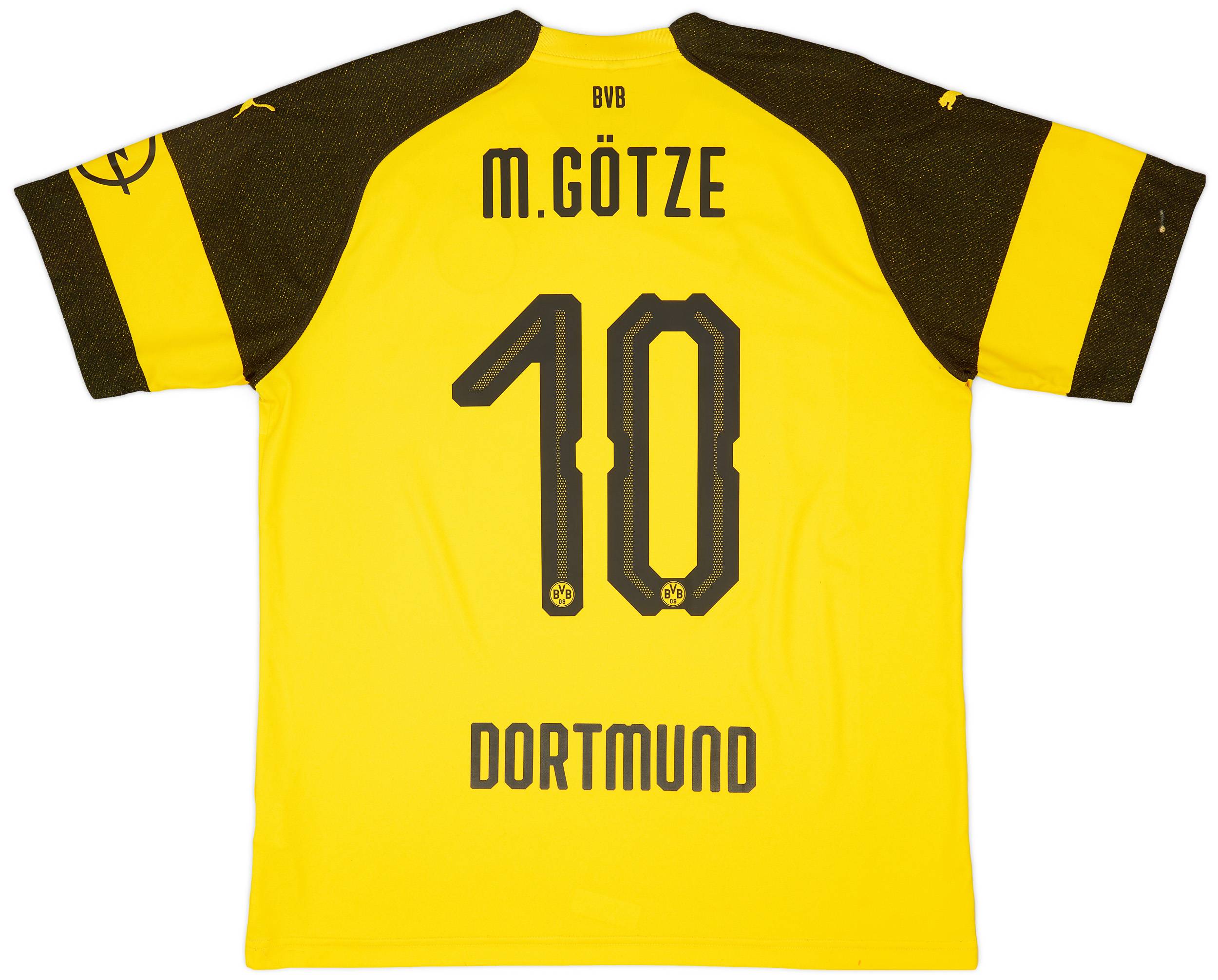 2018-19 Borussia Dortmund Home Shirt M.Gotze #10 - 8/10 - (XL)