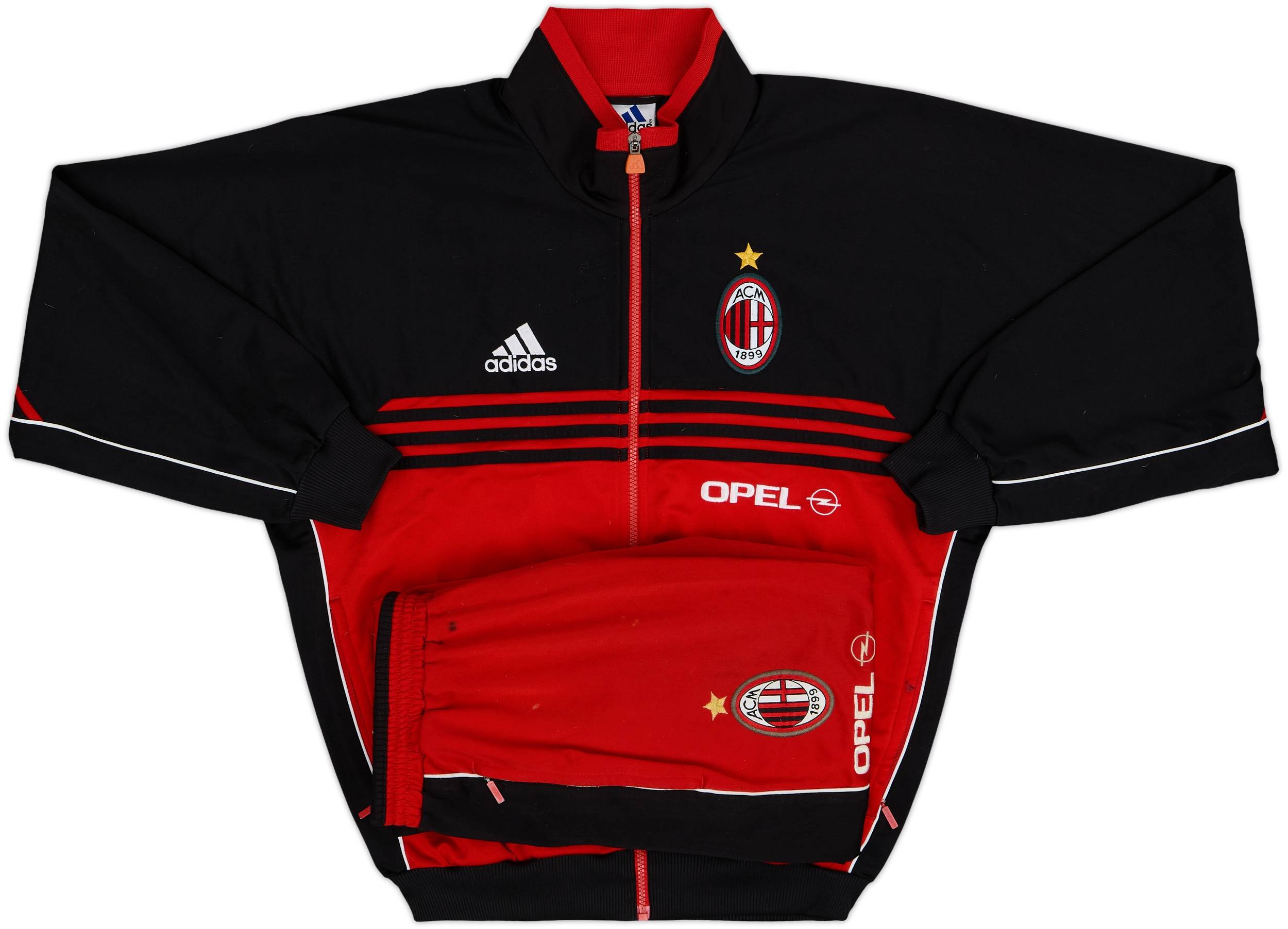 2000-02 AC Milan adidas Tracksuit - 5/10 - (S/M)