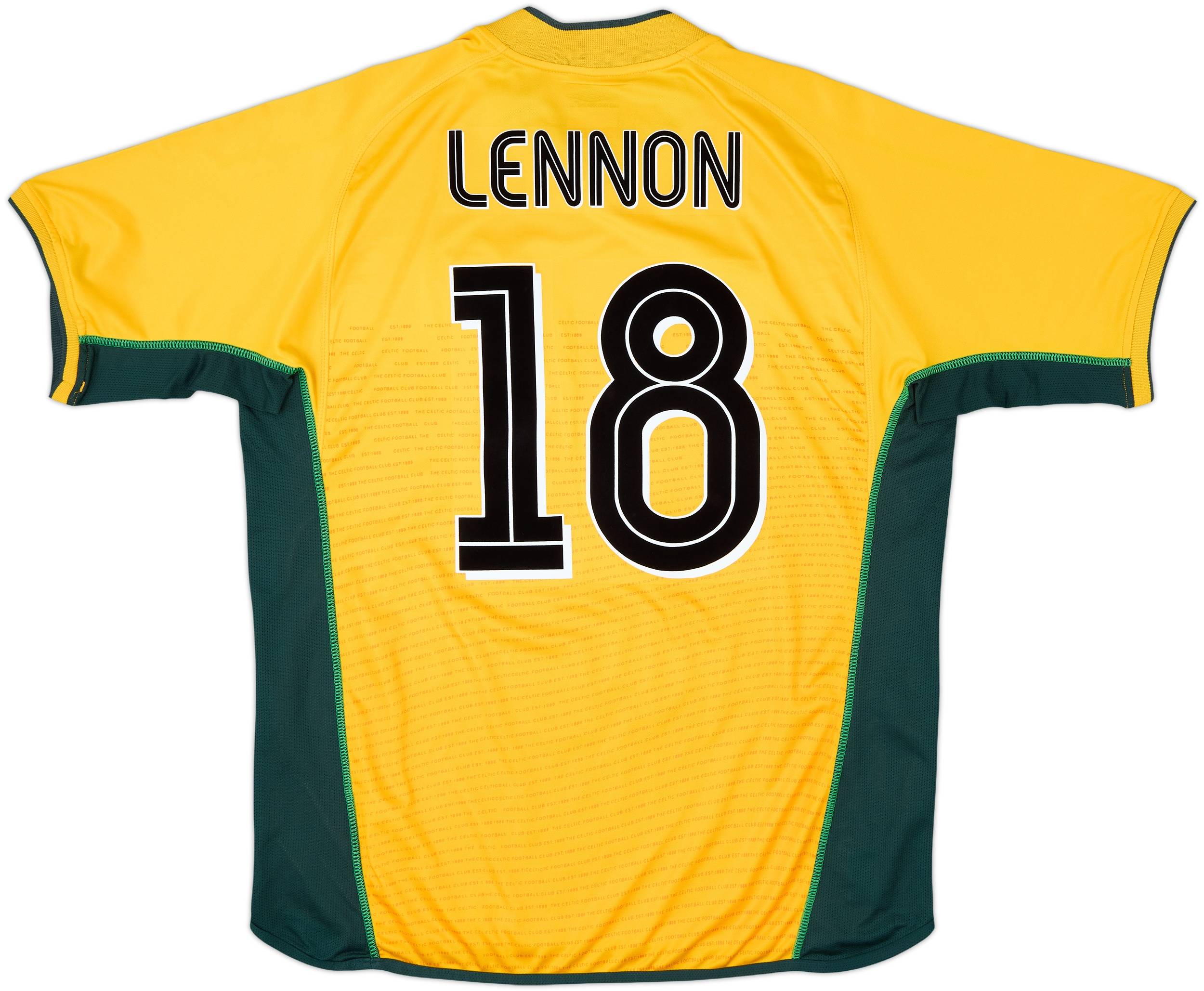 2002-03 Celtic Away Shirt Lennon #18 - 10/10 - (L)