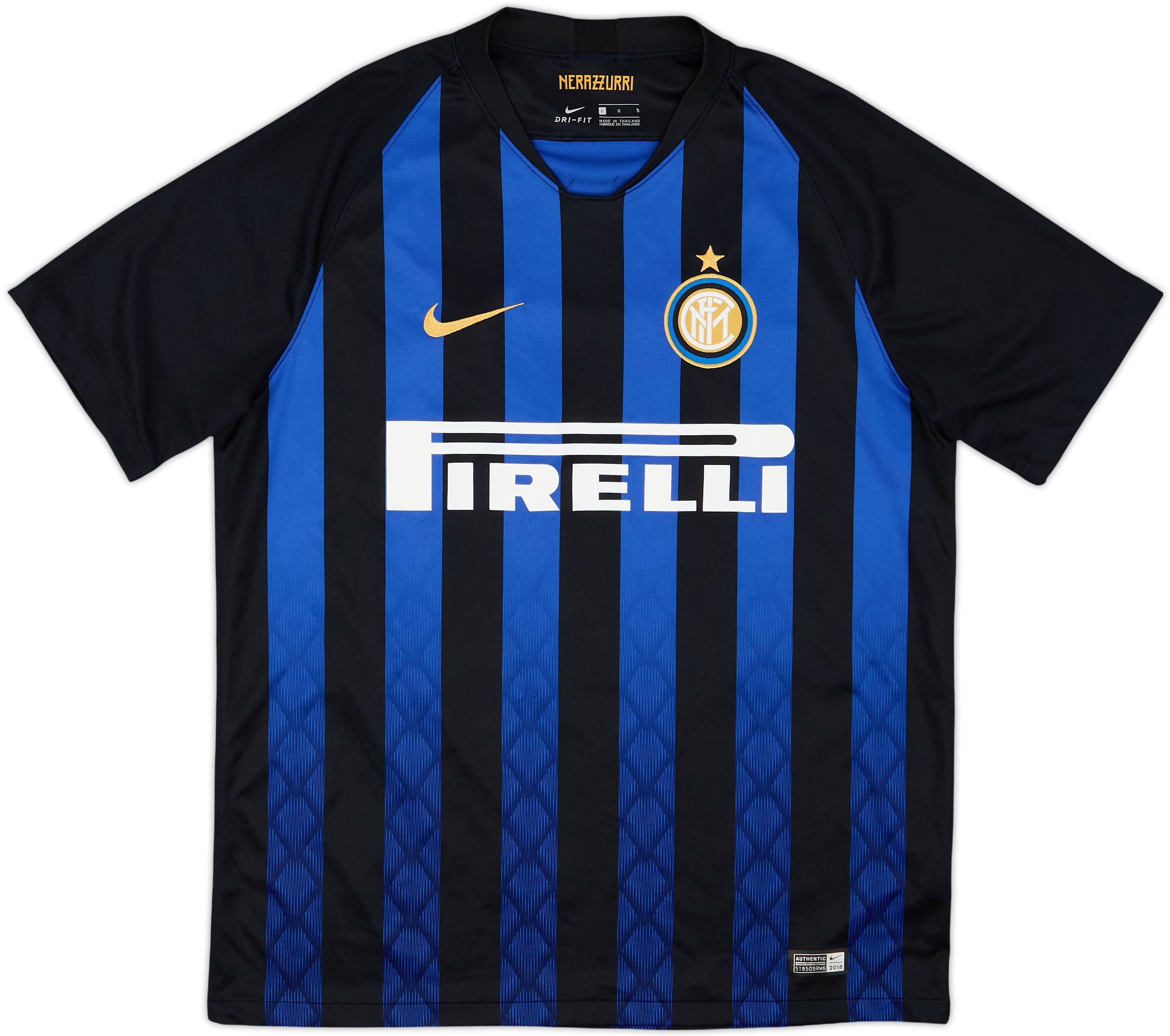 2018-19 Inter Milan Home Shirt Perisic #44 - 10/10 - (L)