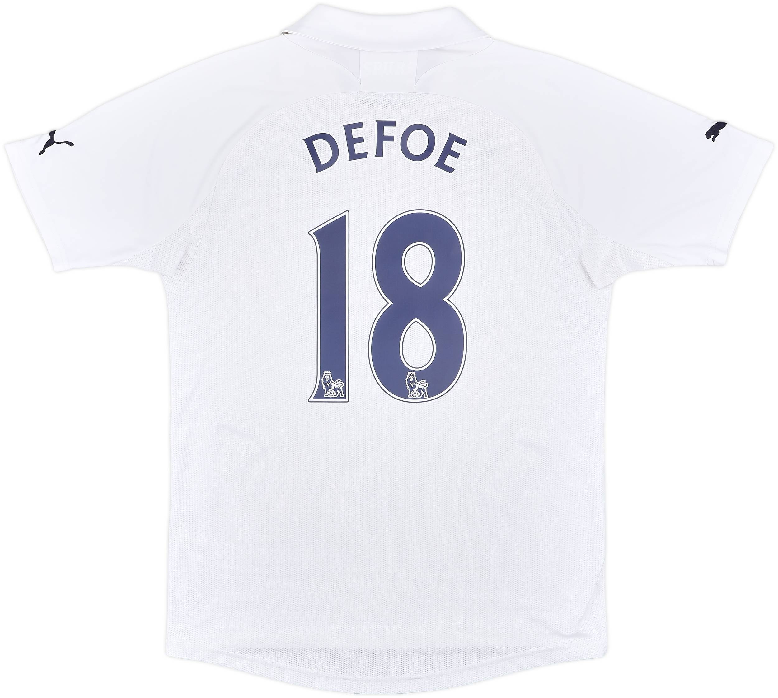 2011-12 Tottenham Home Shirt Defoe #18 - 9/10 - (M)