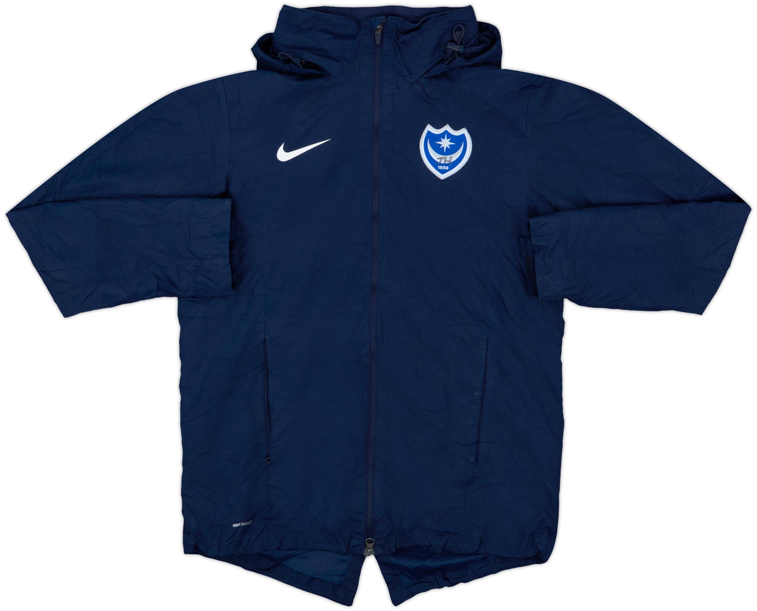 2019-20 Portsmouth Nike Hooded Rain Jacket - 6/10 - (M)