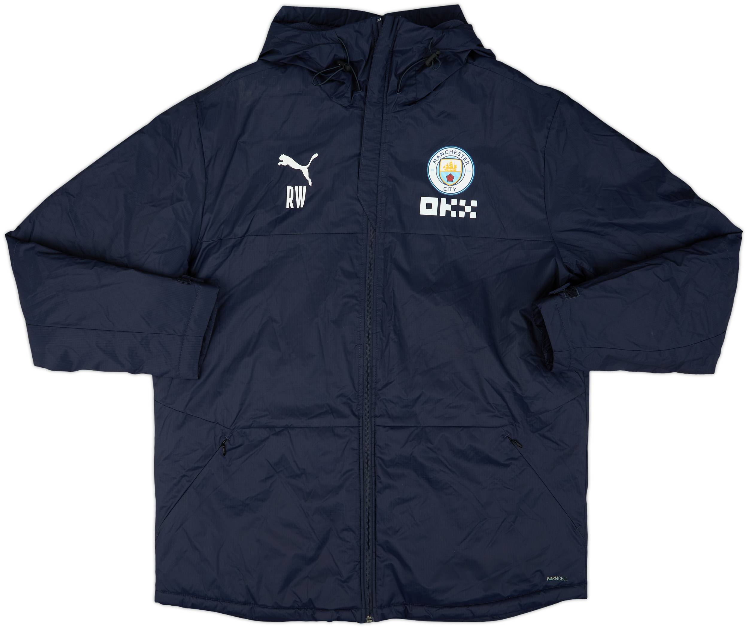 2022-23 Manchester City Puma Staff Issue Padded Bench Coat RW - 8/10 - (XL)