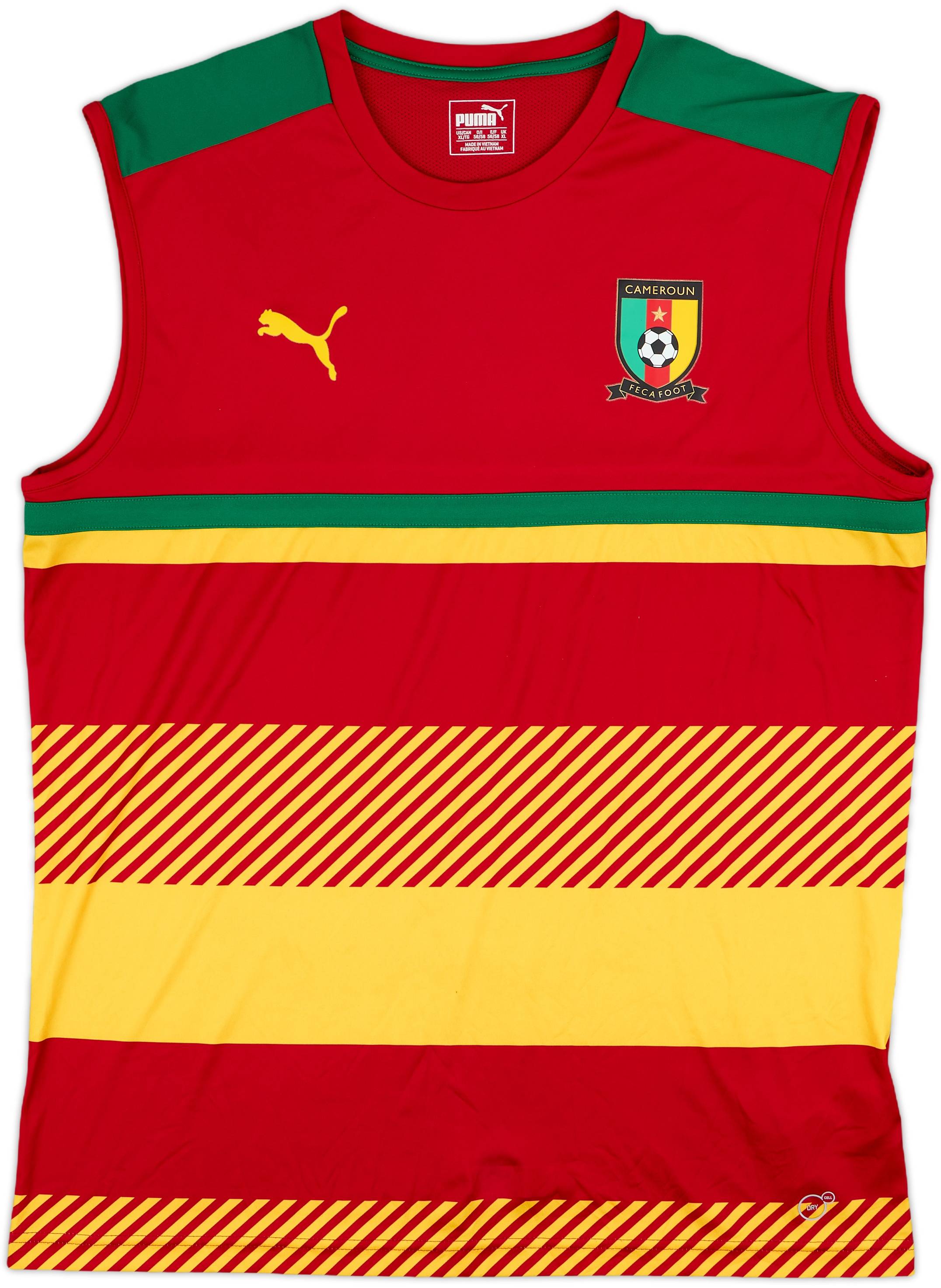 2016-18 Cameroon Puma Training Vest - 8/10 - (XL)