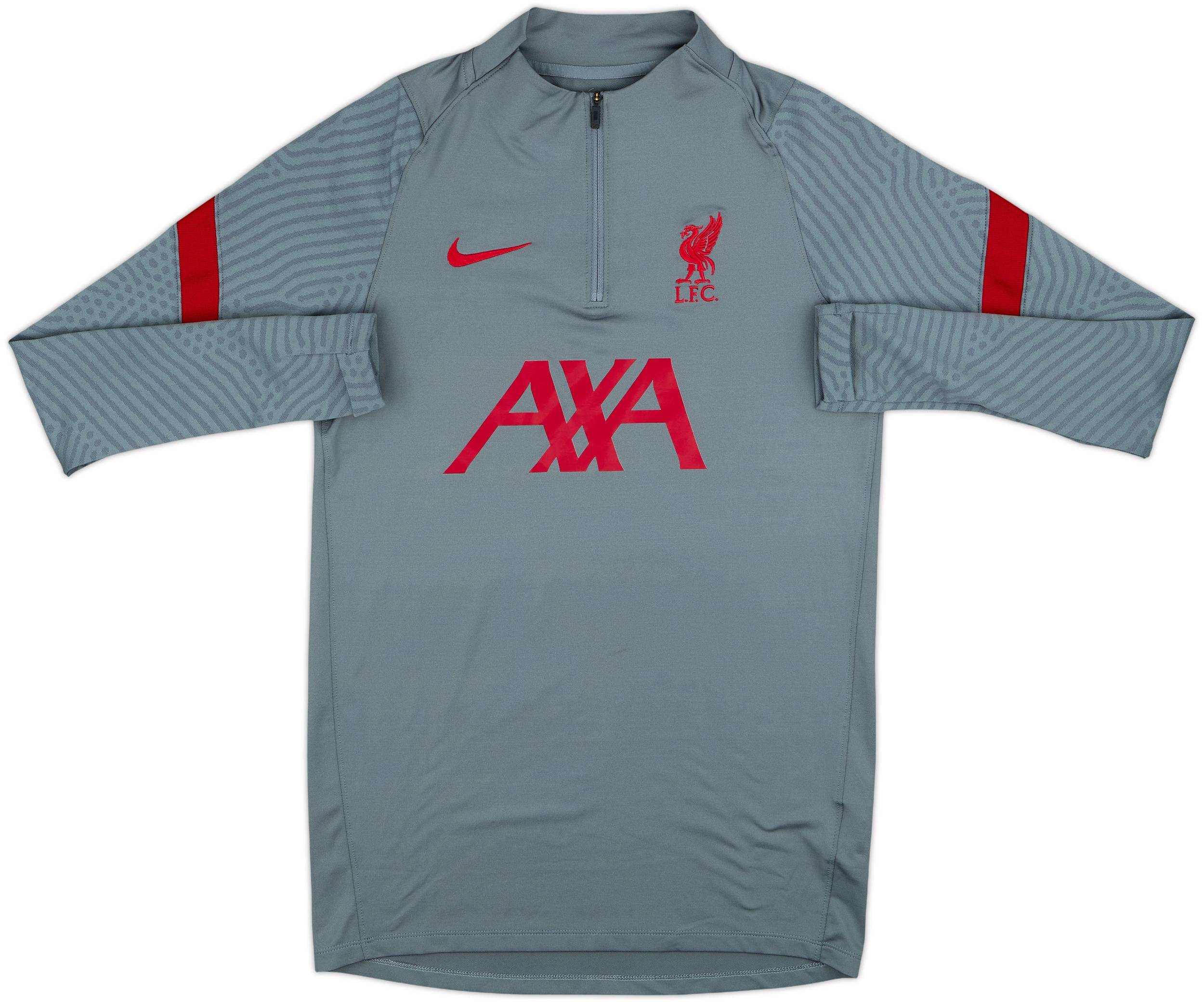 2020-21 Liverpool 1/4 Zip Training Top - 8/10 - (S)