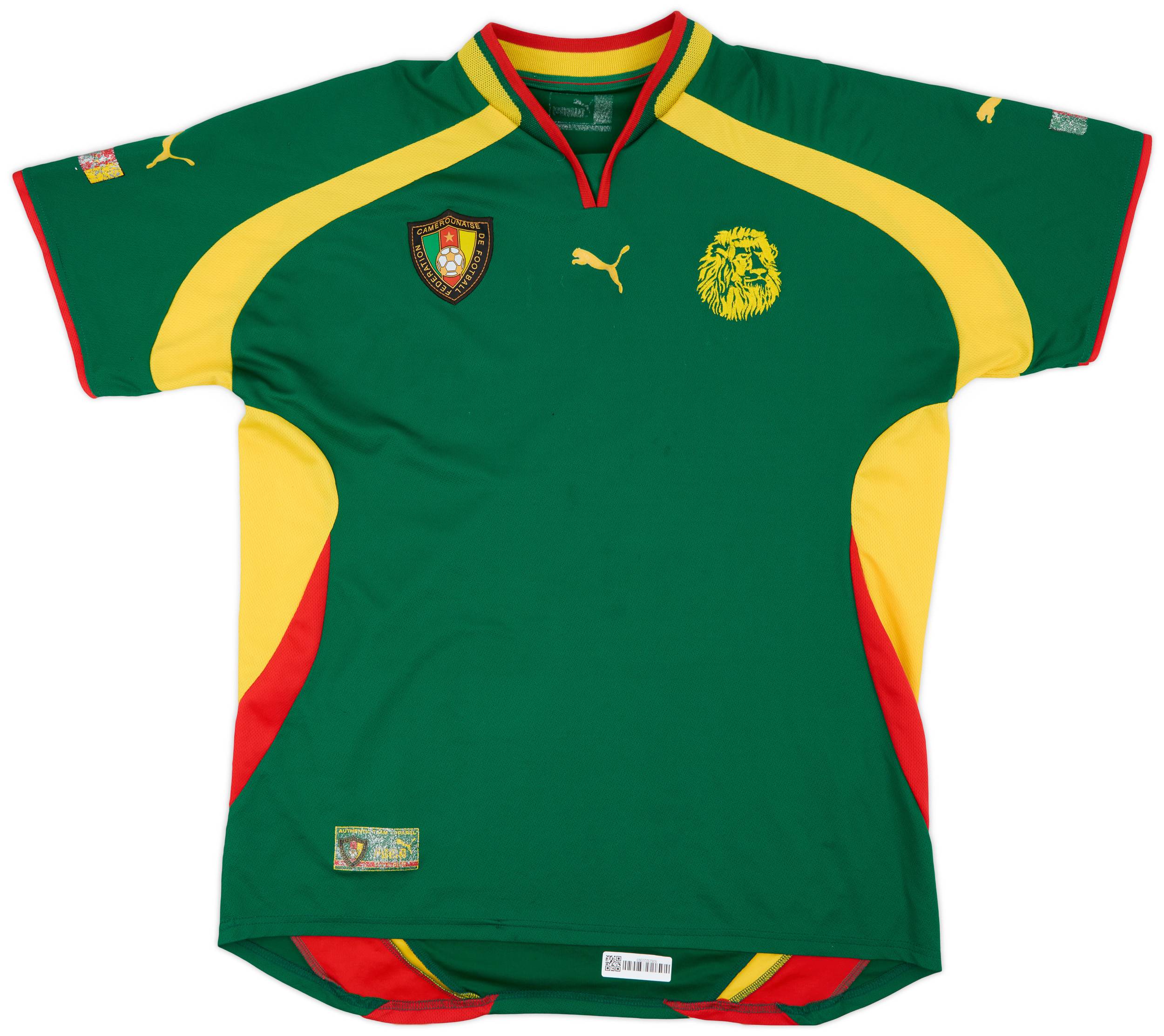 2000-02 Cameroon Home Shirt - 6/10 - (XL)