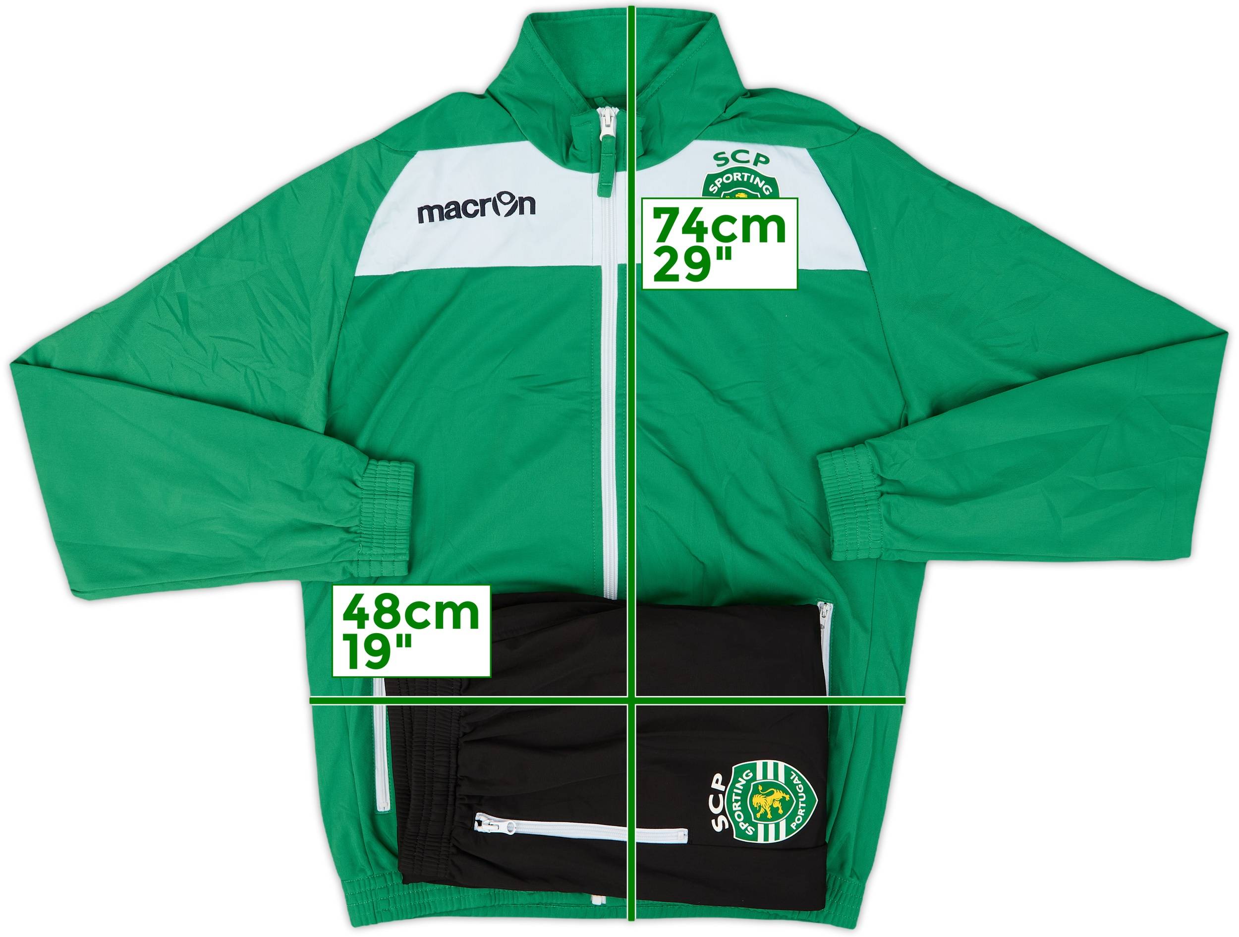 2016-17 Sporting CP Macron Tracksuit - 7/10 - (L)