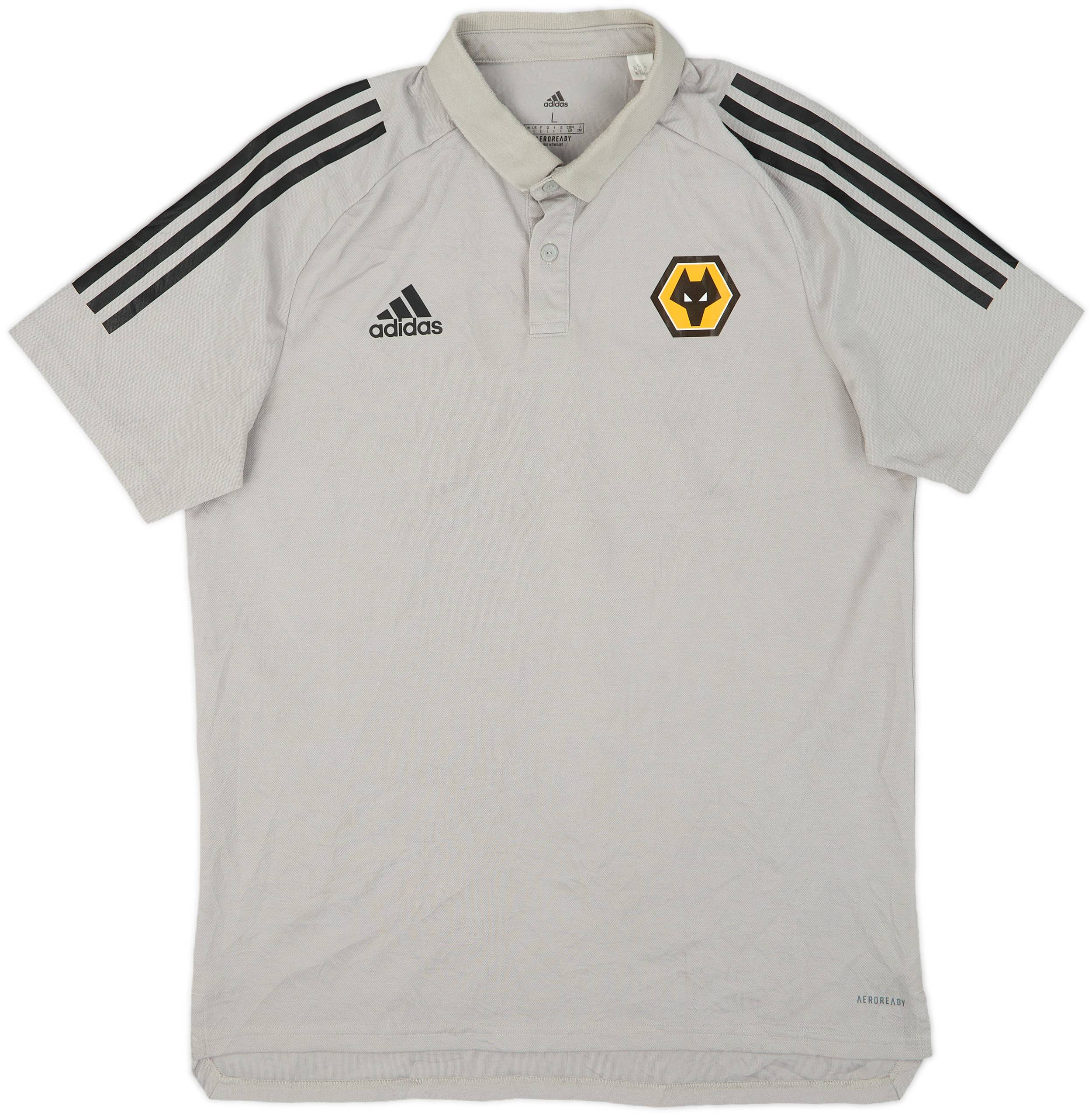 2020-21 Wolves adidas Polo Shirt - 8/10 - (L)