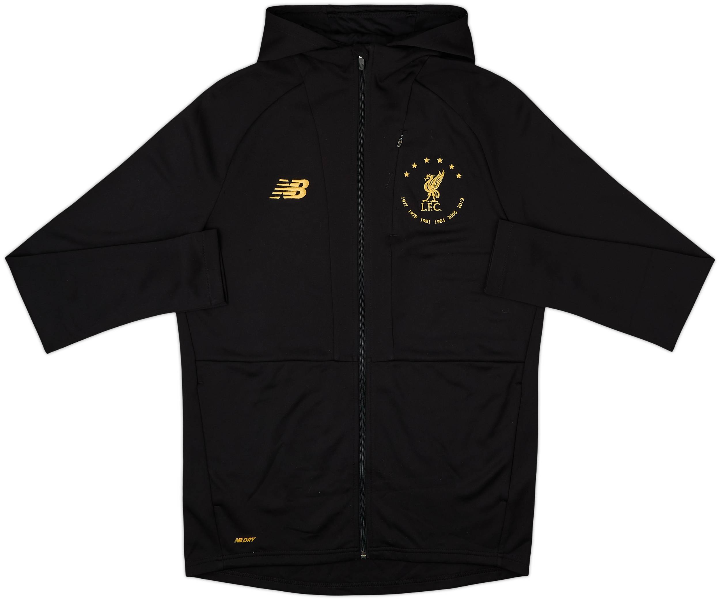 2019-20 Liverpool New Balance Hooded Track Jacket - 8/10 - (M)