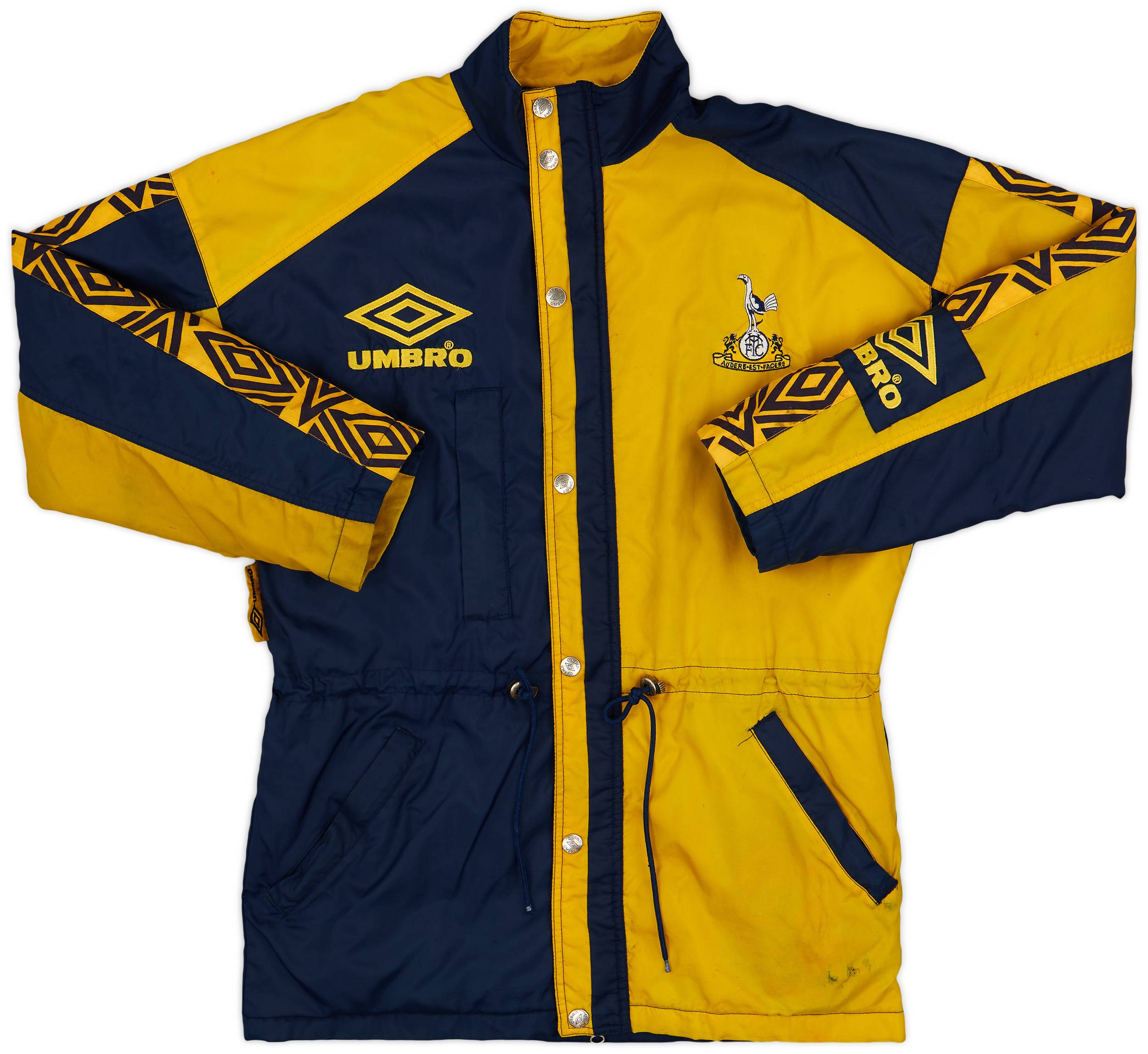 1992-93 Tottenham Umbro Padded Bench Coat - 4/10 - (XS)