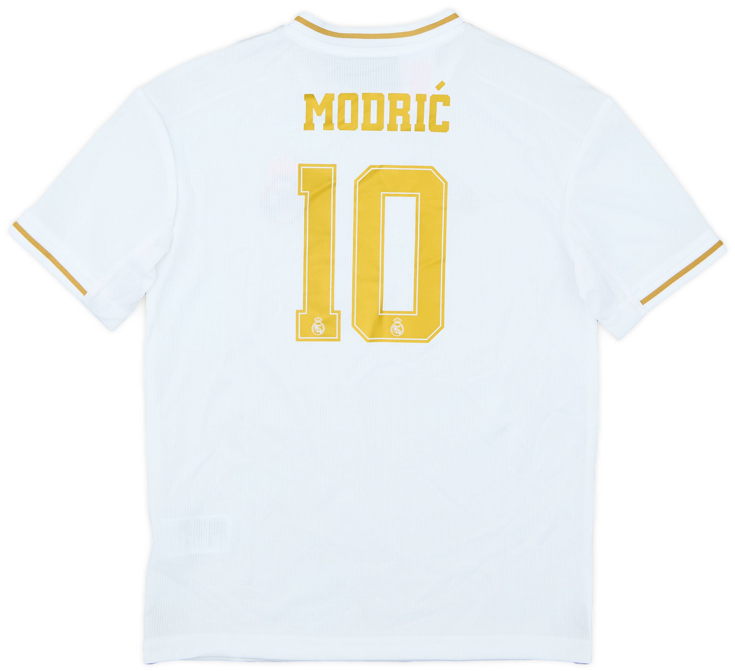 2019-20 Real Madrid Home Shirt Modric #10 - 6/10 - (M.Boys)