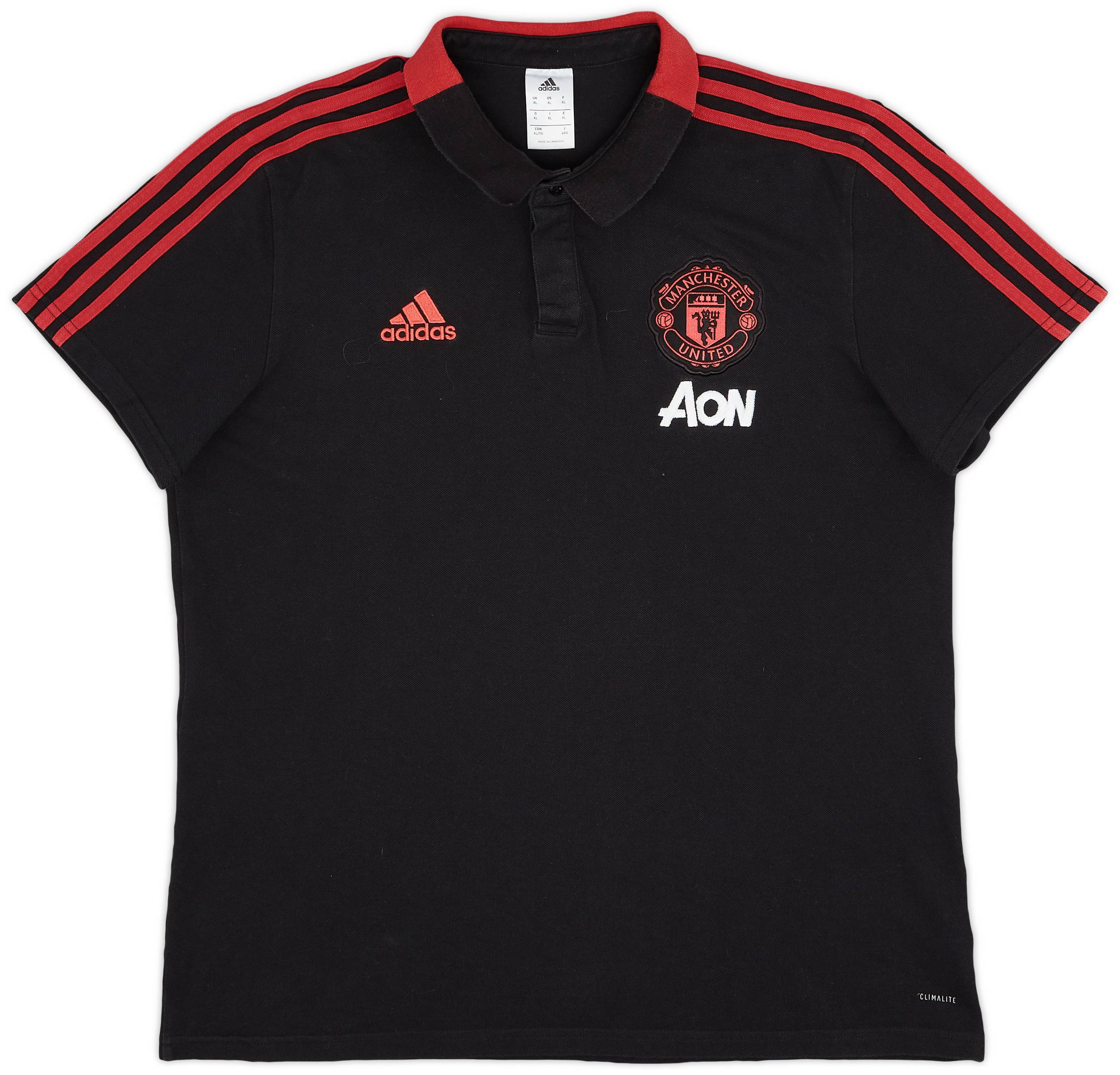 2018-19 Manchester United adidas Polo Shirt - 8/10 - (XL)