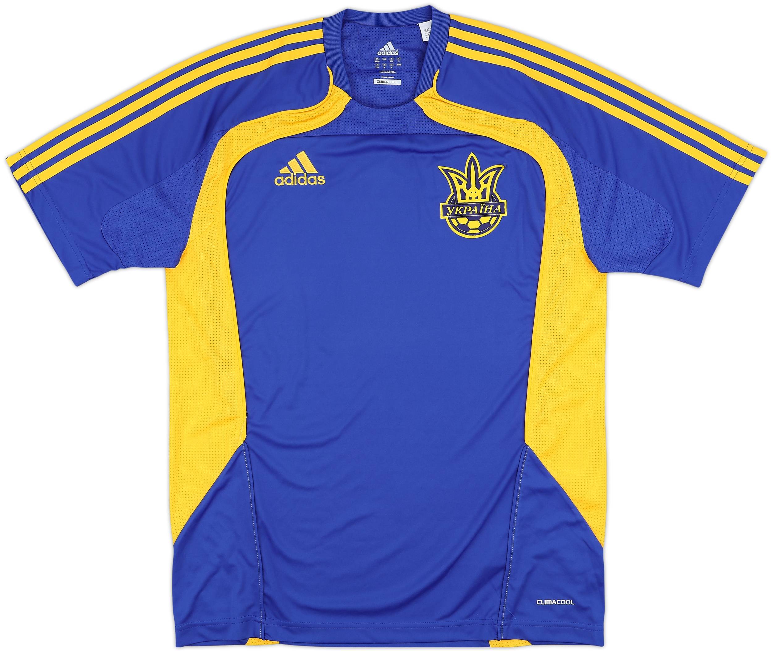 2010-11 Ukraine adidas Training Shirt - 8/10 - (M)