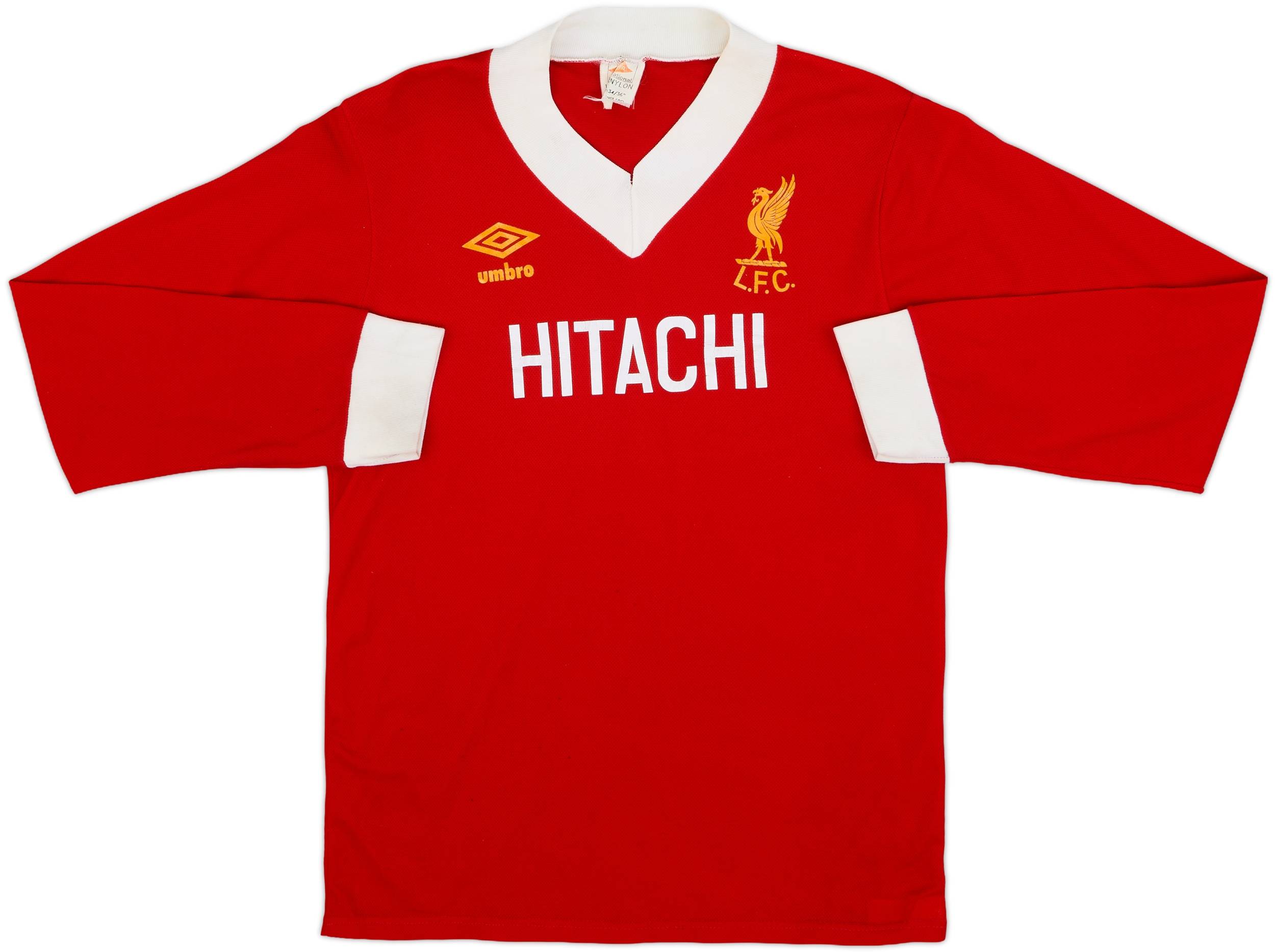 1976-79 Liverpool Home L/S Shirt - 6/10 - (S)