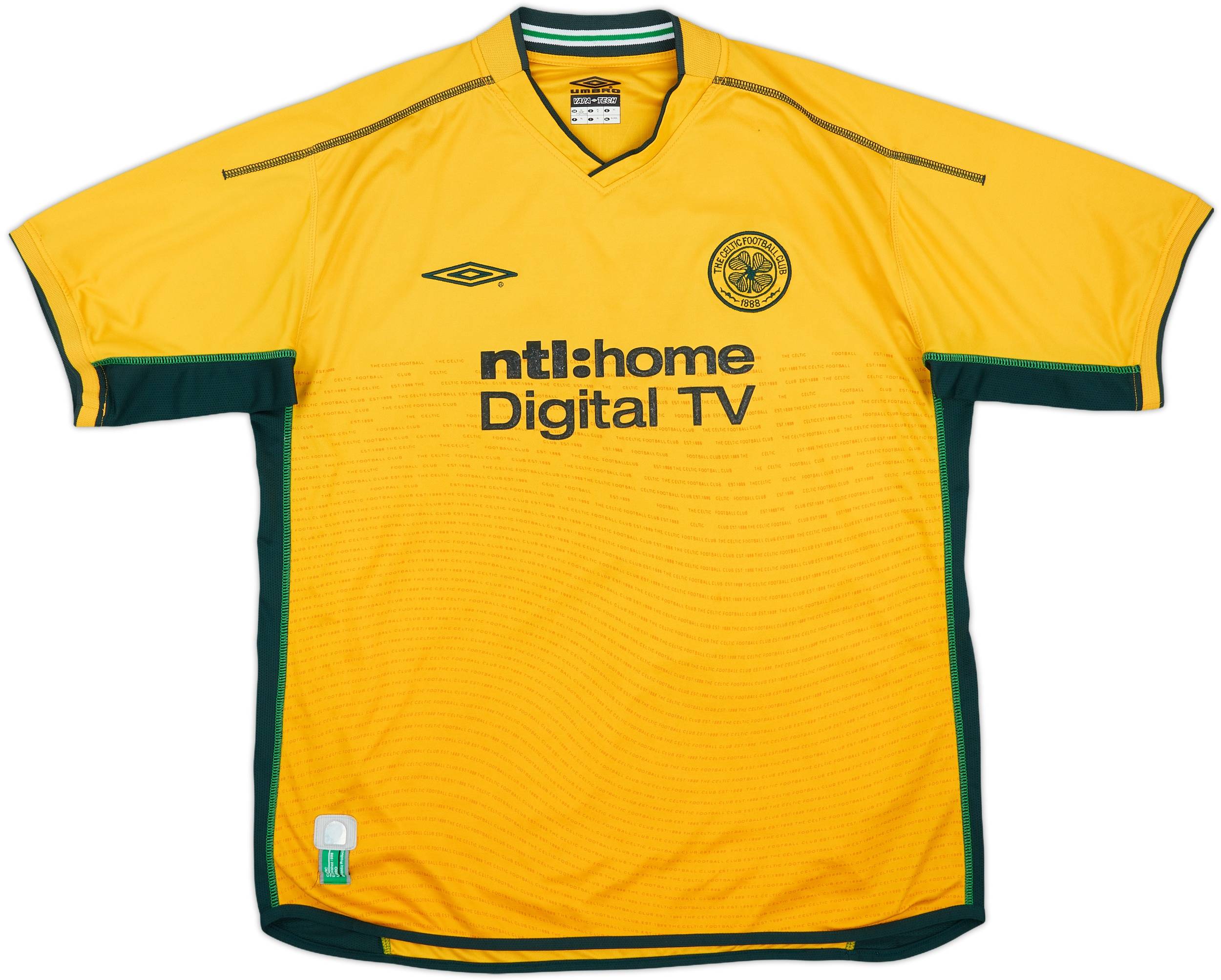 2002-03 Celtic Away Shirt Lennon #18 - 8/10 - (XL)