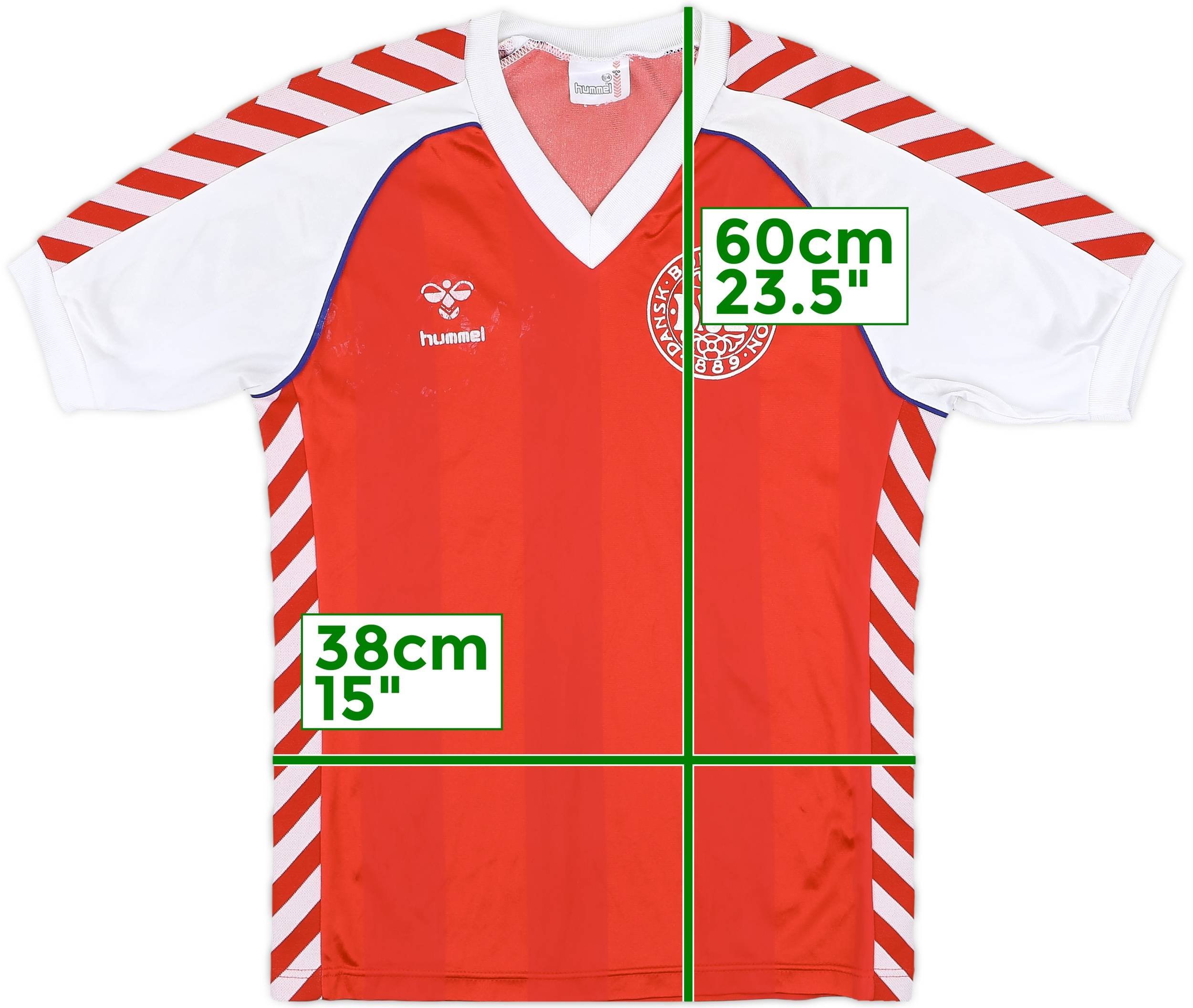 1984-86 Denmark Home Shirt - 7/10 - (S)