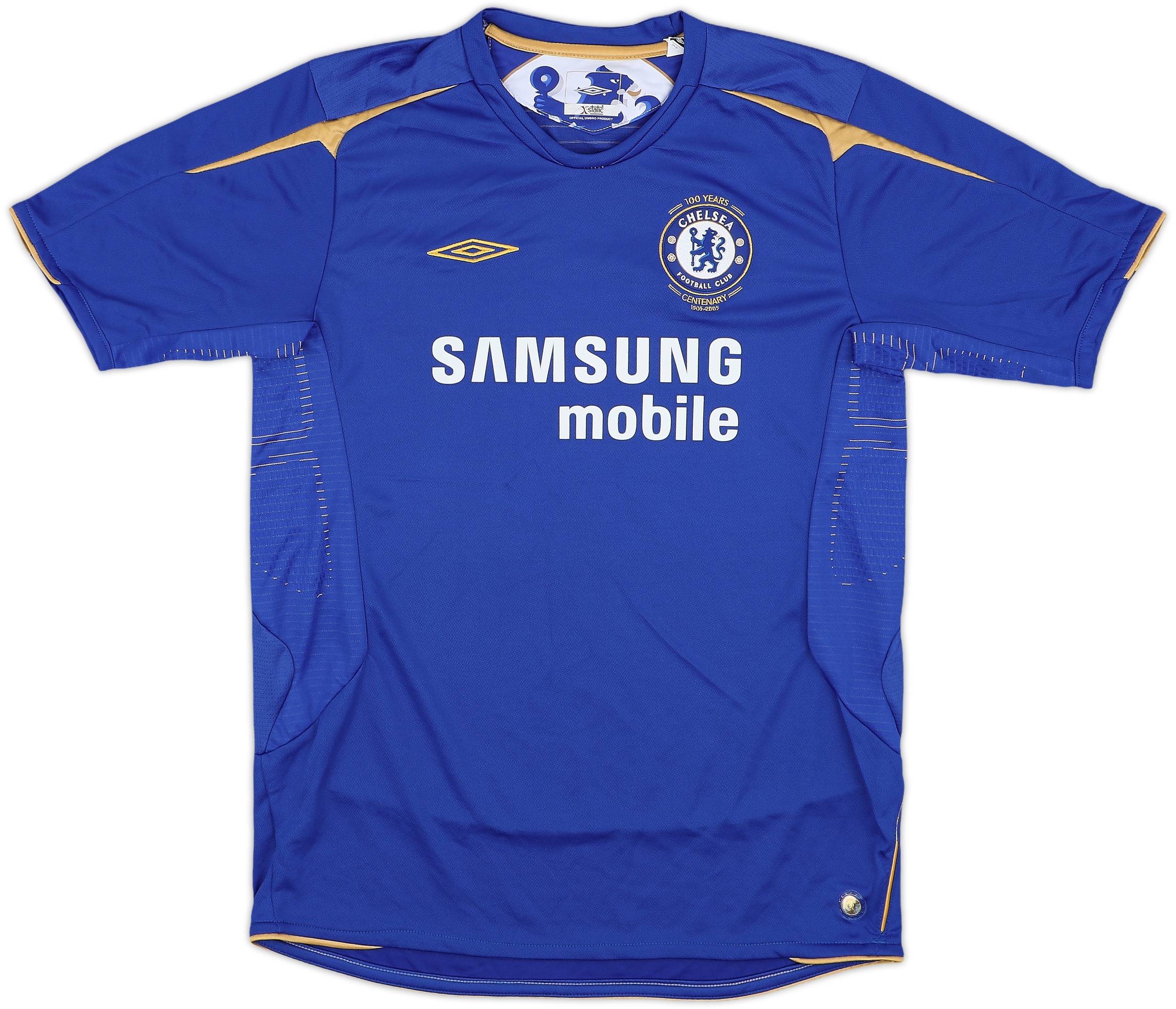 2005-06 Chelsea Centenary Home Shirt - 8/10 - (XL.Boys)