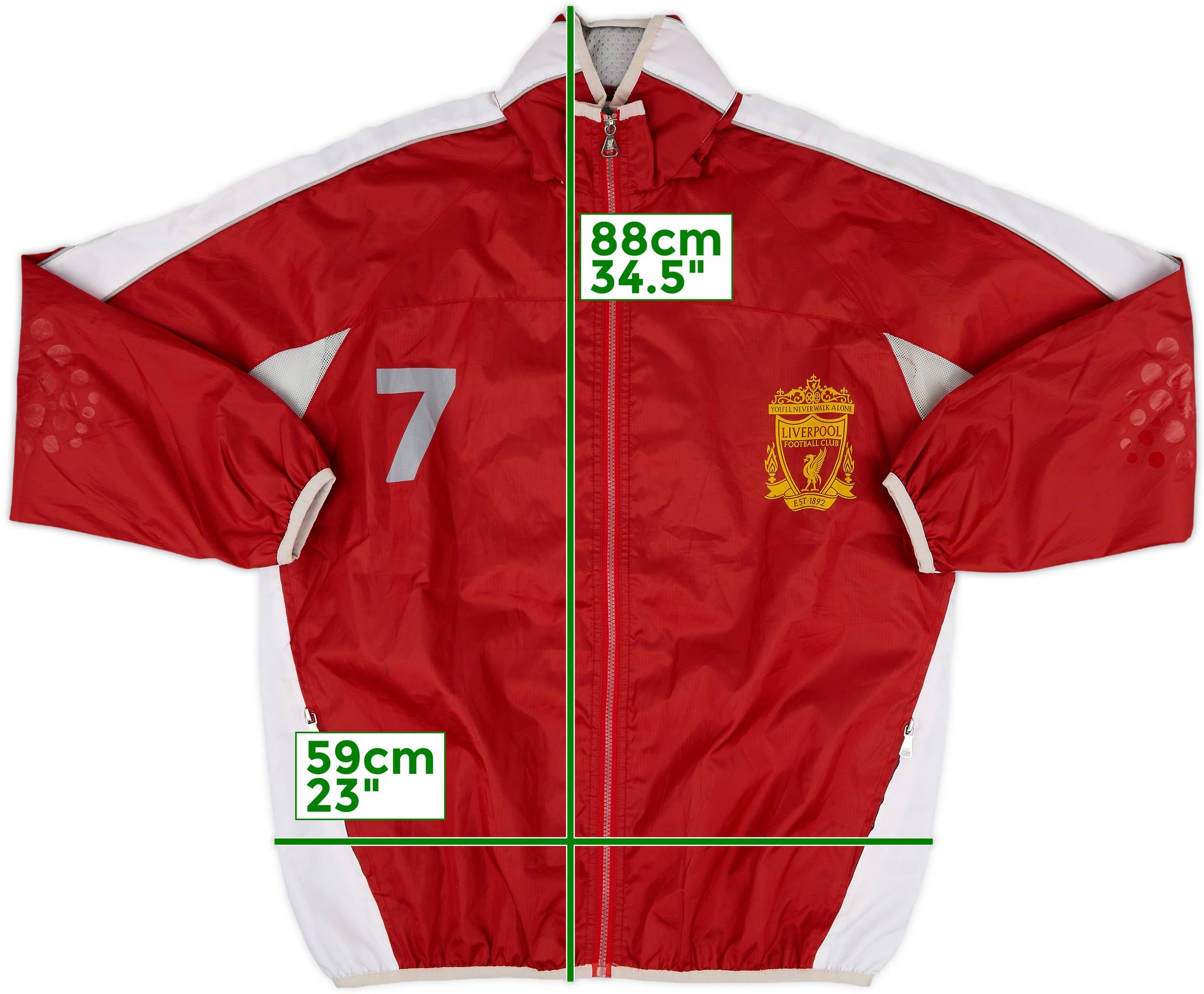 2010s Liverpool Hooded Rain Jacket #7 - 7/10 - (M)