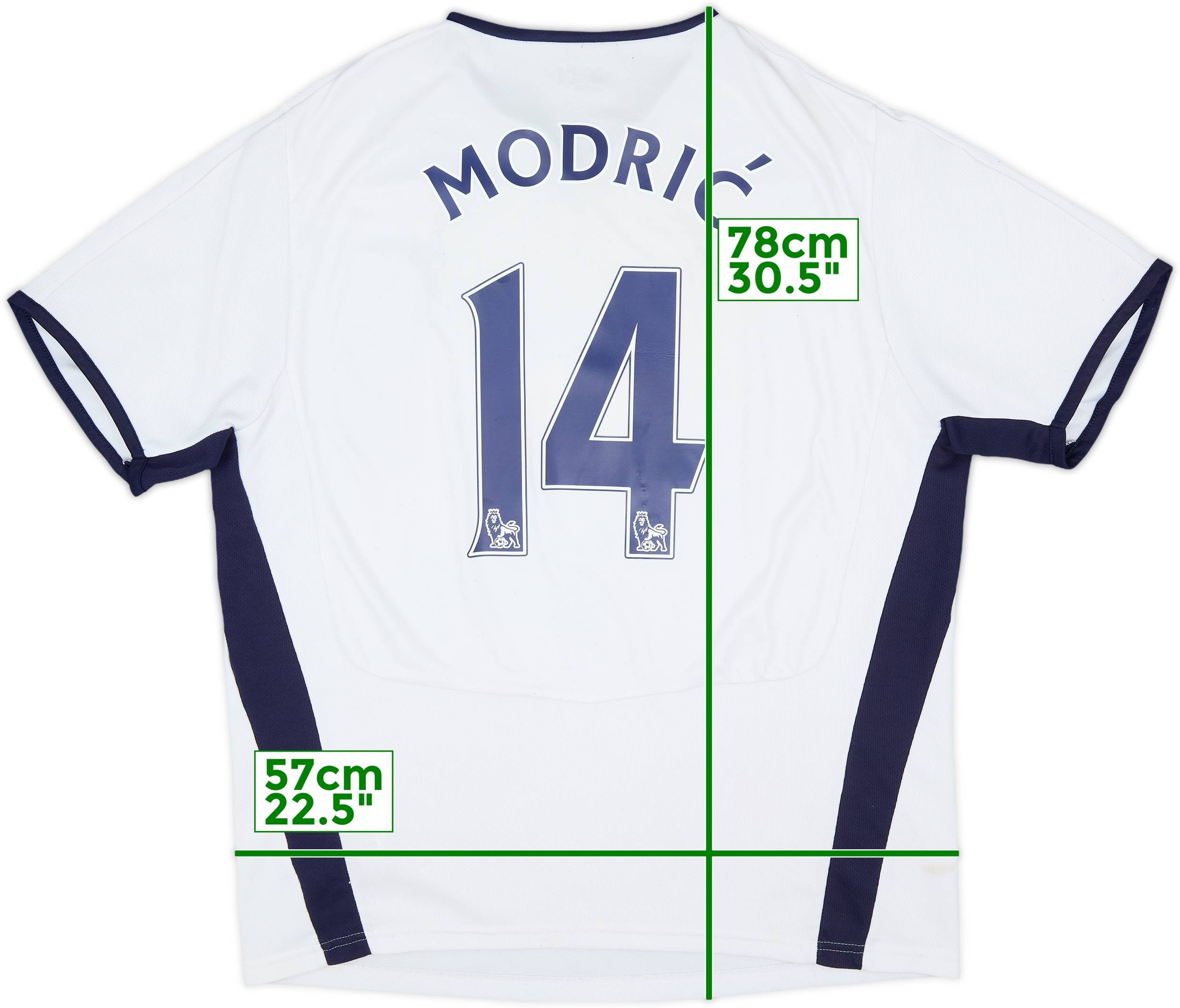 2008-09 Tottenham Home Shirt Modric #14 - 5/10 - (XL)