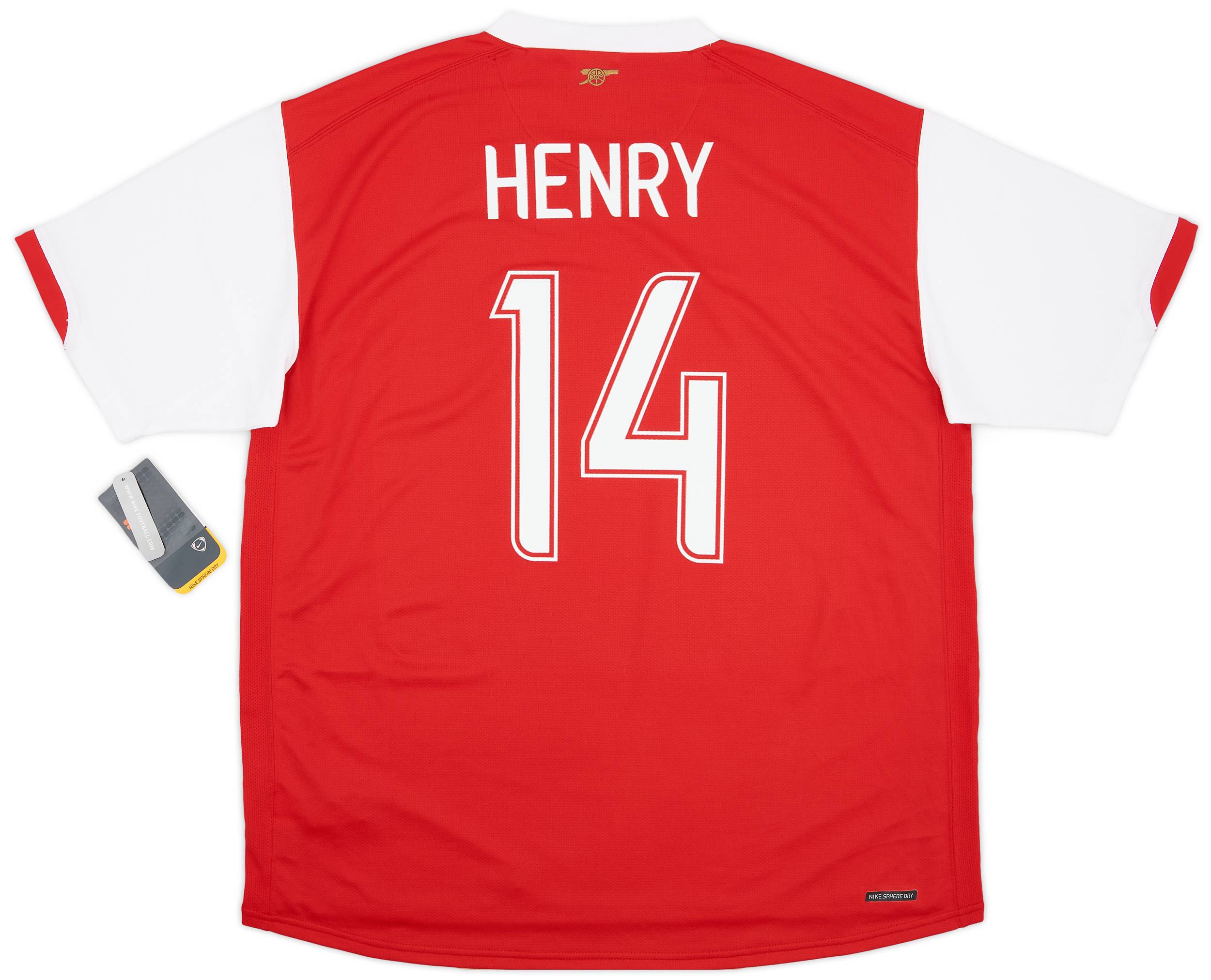 2006-08 Arsenal Home Shirt Henry #14 (XL)