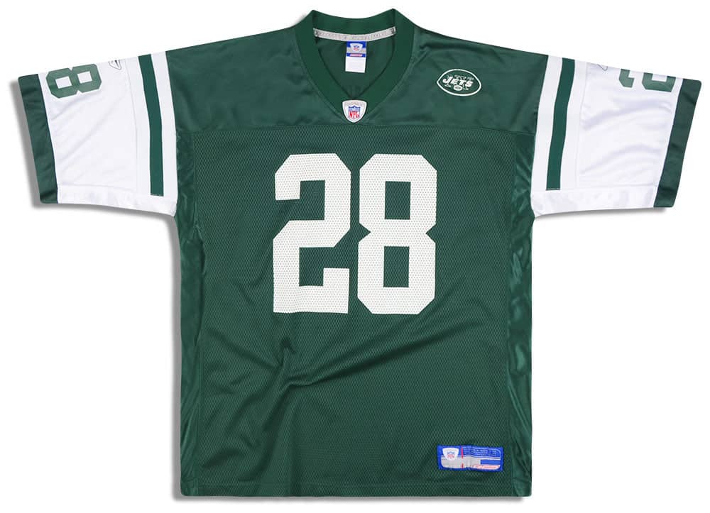 2002-04 New York Jets Martin #28 Reebok On Field Jersey (Home) XL