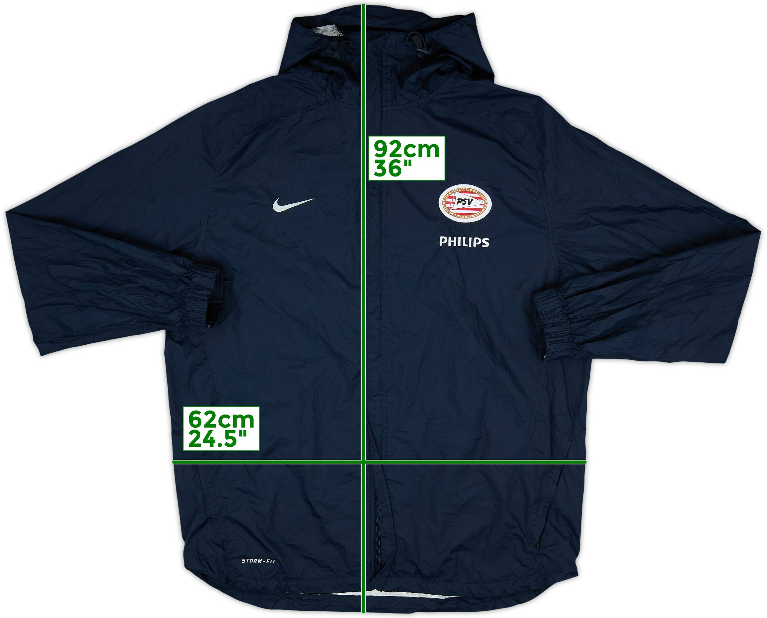 2010-11 PSV Nike Hooded Rain Jacket - 10/10 - (XL)