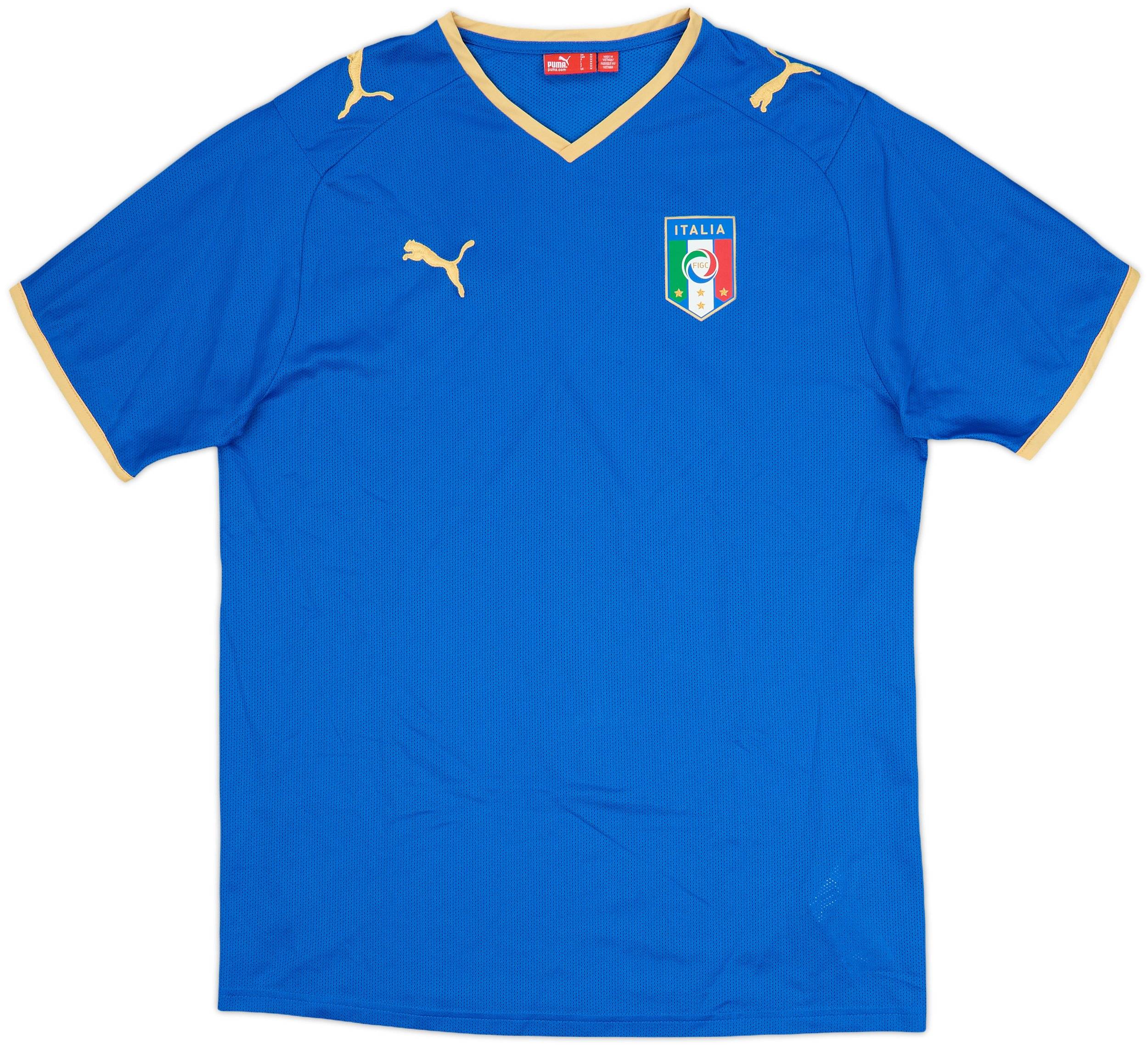 2007-08 Italy Basic Home Shirt - 8/10 - (M)