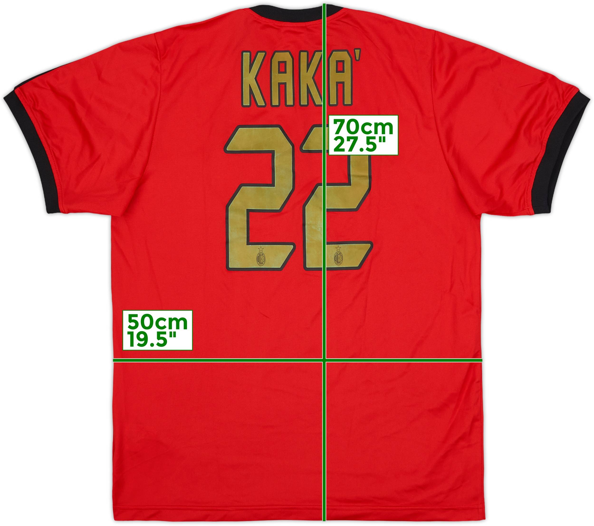 2005-06 AC Milan adidas Training Shirt Kaka #22 - 5/10 - (M)