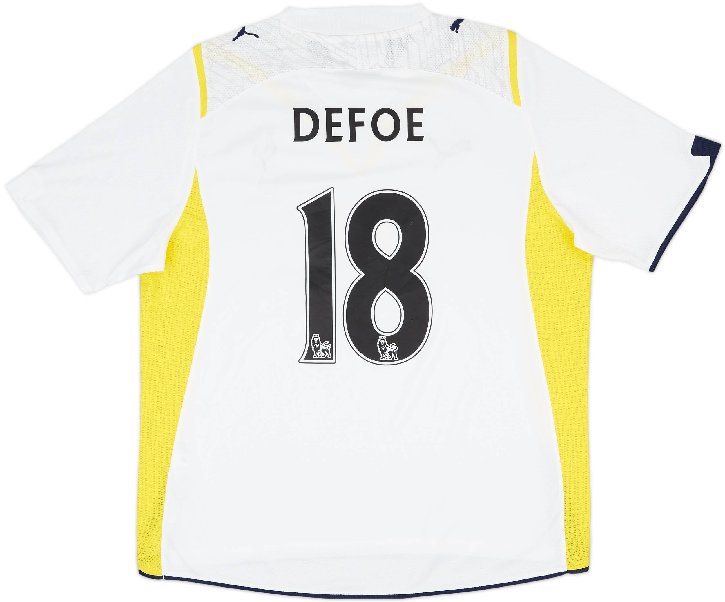 2009-10 Tottenham Home Shirt Defoe #18 - 8/10 - (XL)