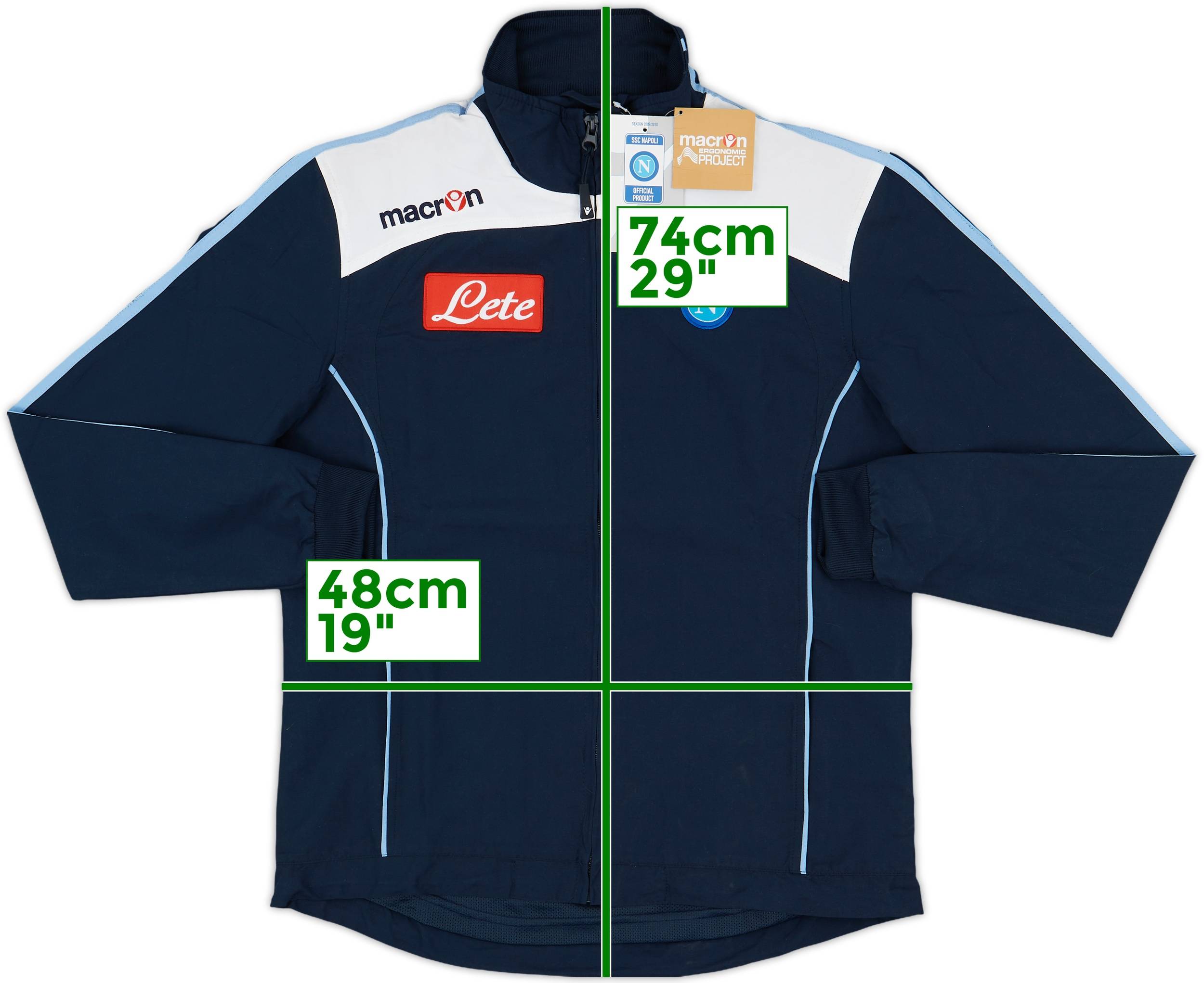 2009-10 Napoli Macron Full Tracksuit (S)