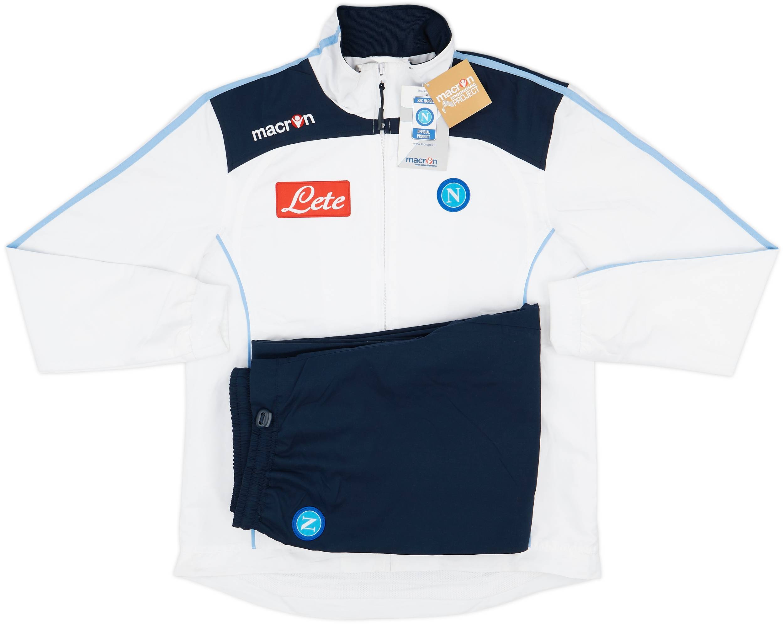 2009-10 Napoli Macron Full Tracksuit (M)