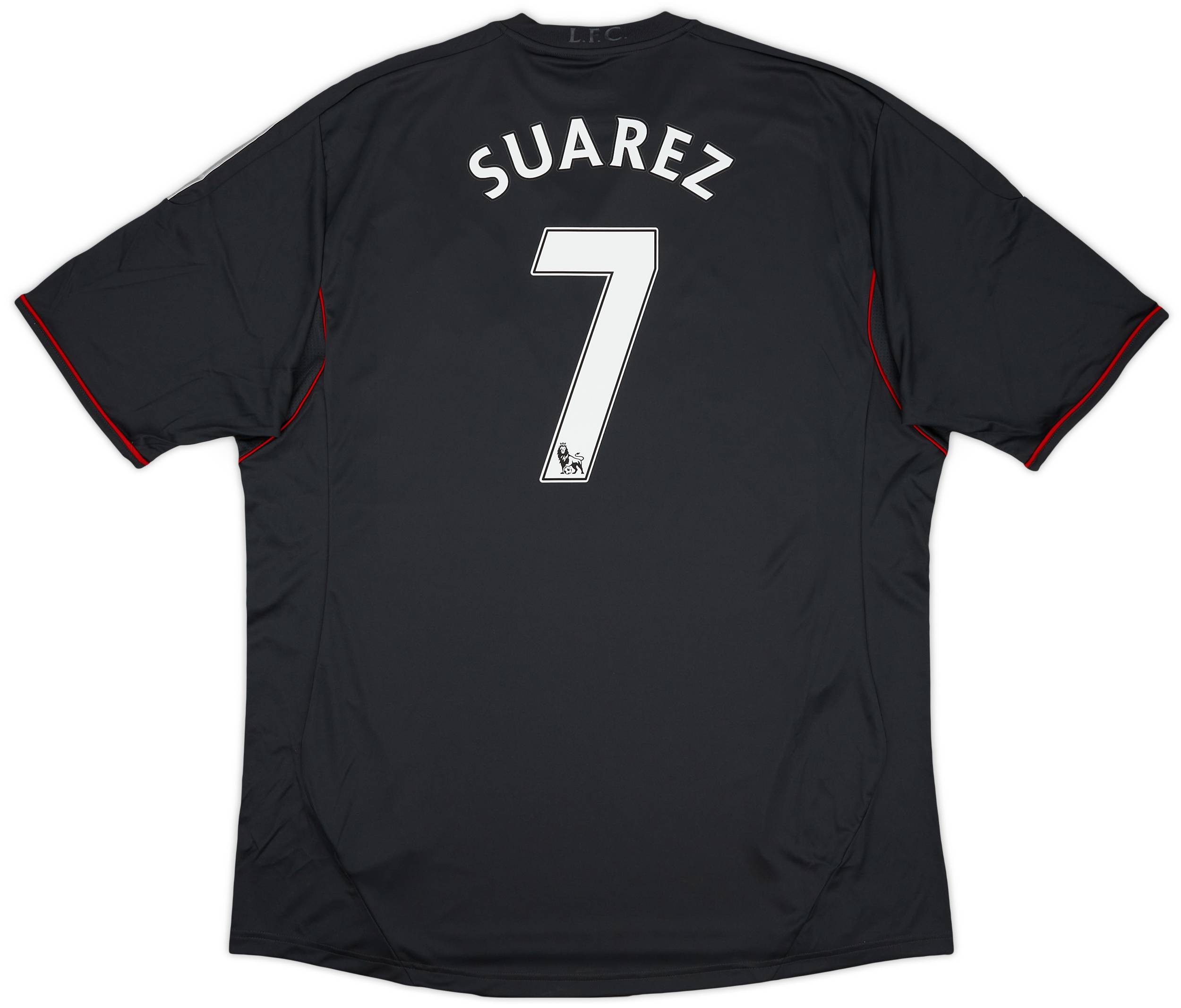 2011-12 Liverpool Away Shirt Suarez #7
