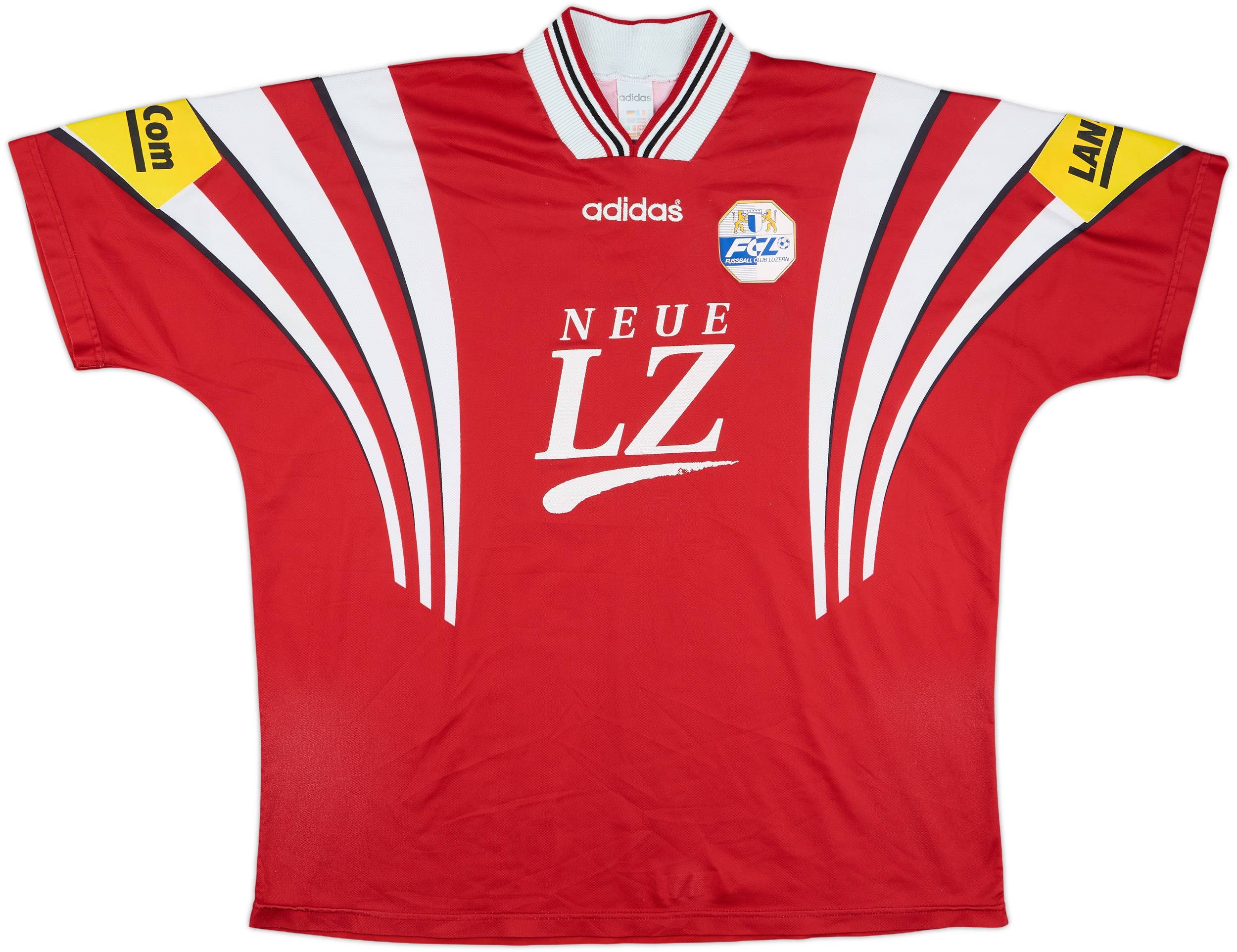 1996-97 Luzern Match Issue Away Shirt #21