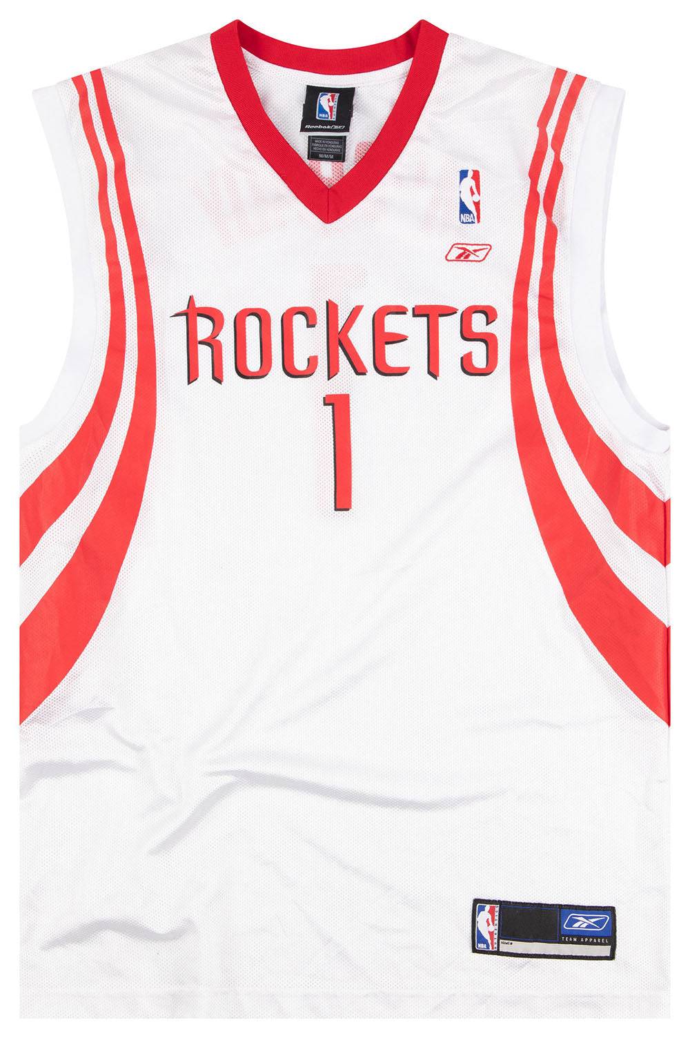 2004-06 Houston Rockets McGrady #1 Reebok Jersey (Home) M