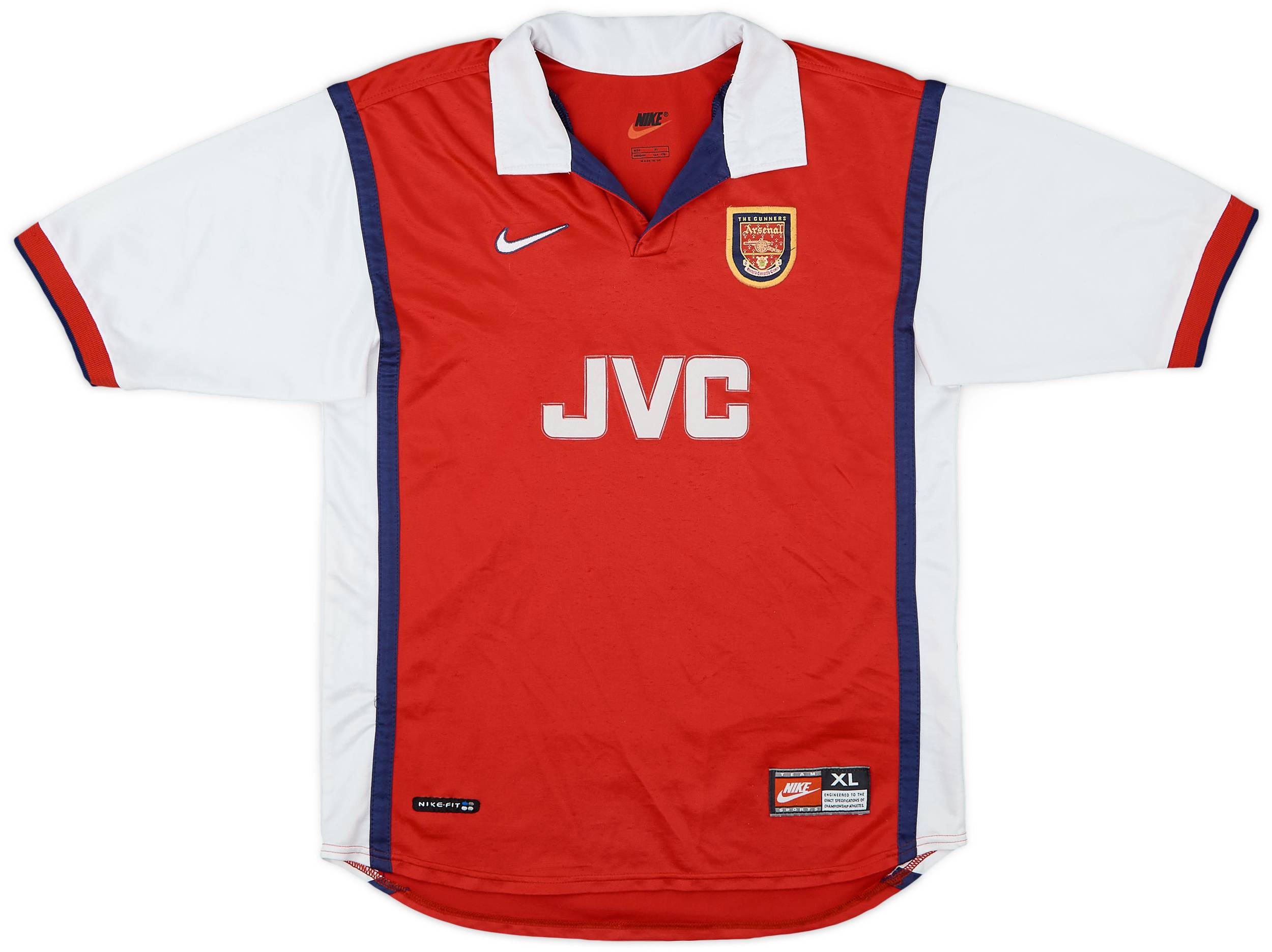 1998-99 Arsenal Home Shirt - 7/10 - (XL.Boys)