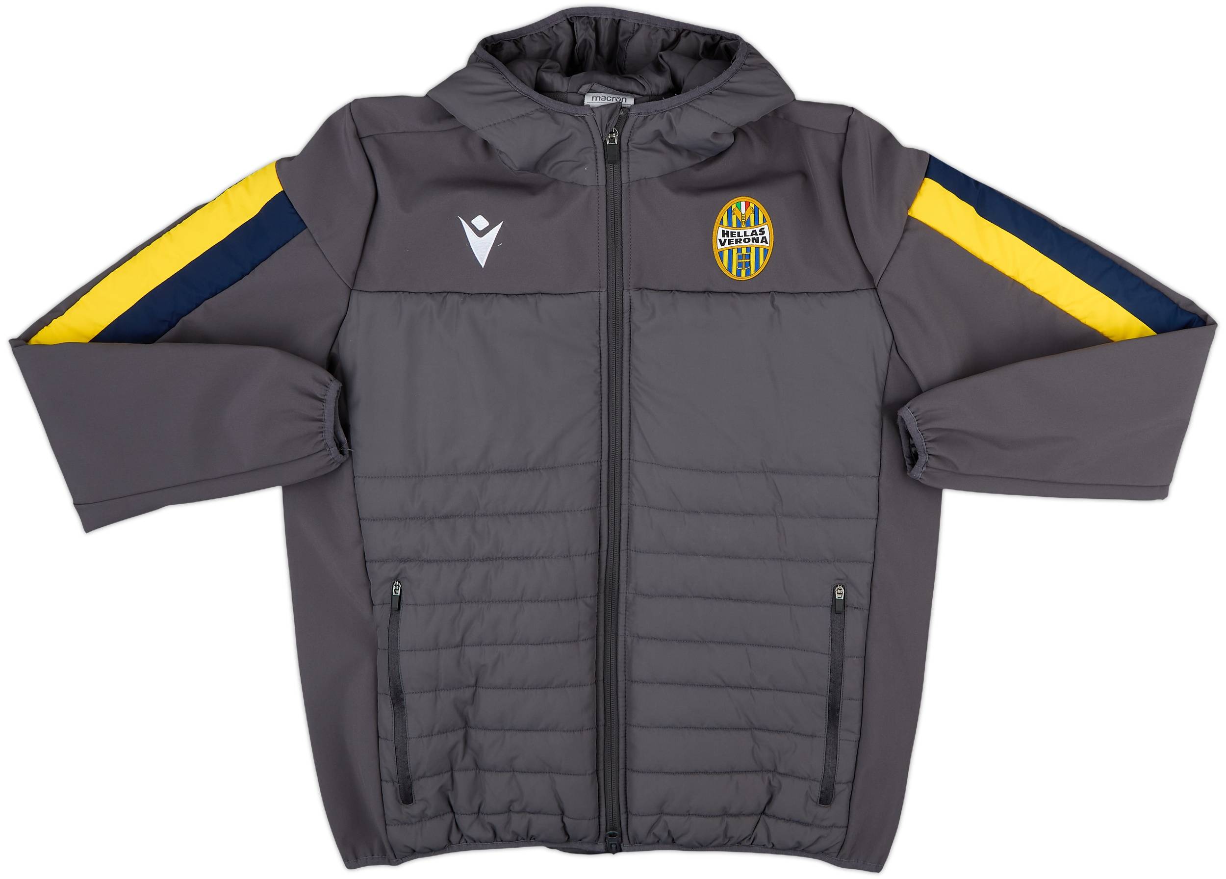 2019-20 Hellas Verona Macron Padded Bench Coat - 9/10 - (L)