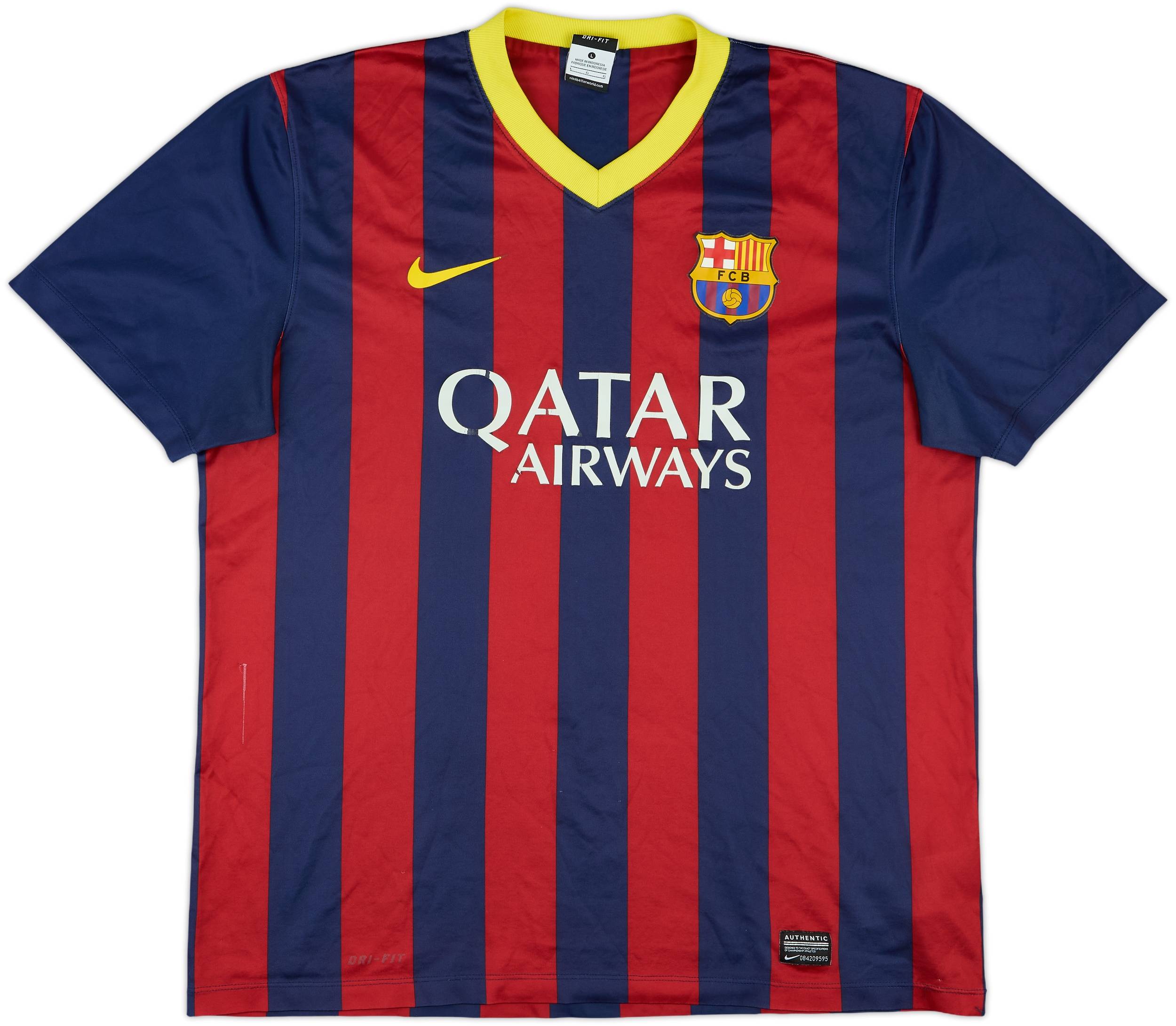 2013-14 Barcelona Basic Home Shirt - 5/10 - (L)