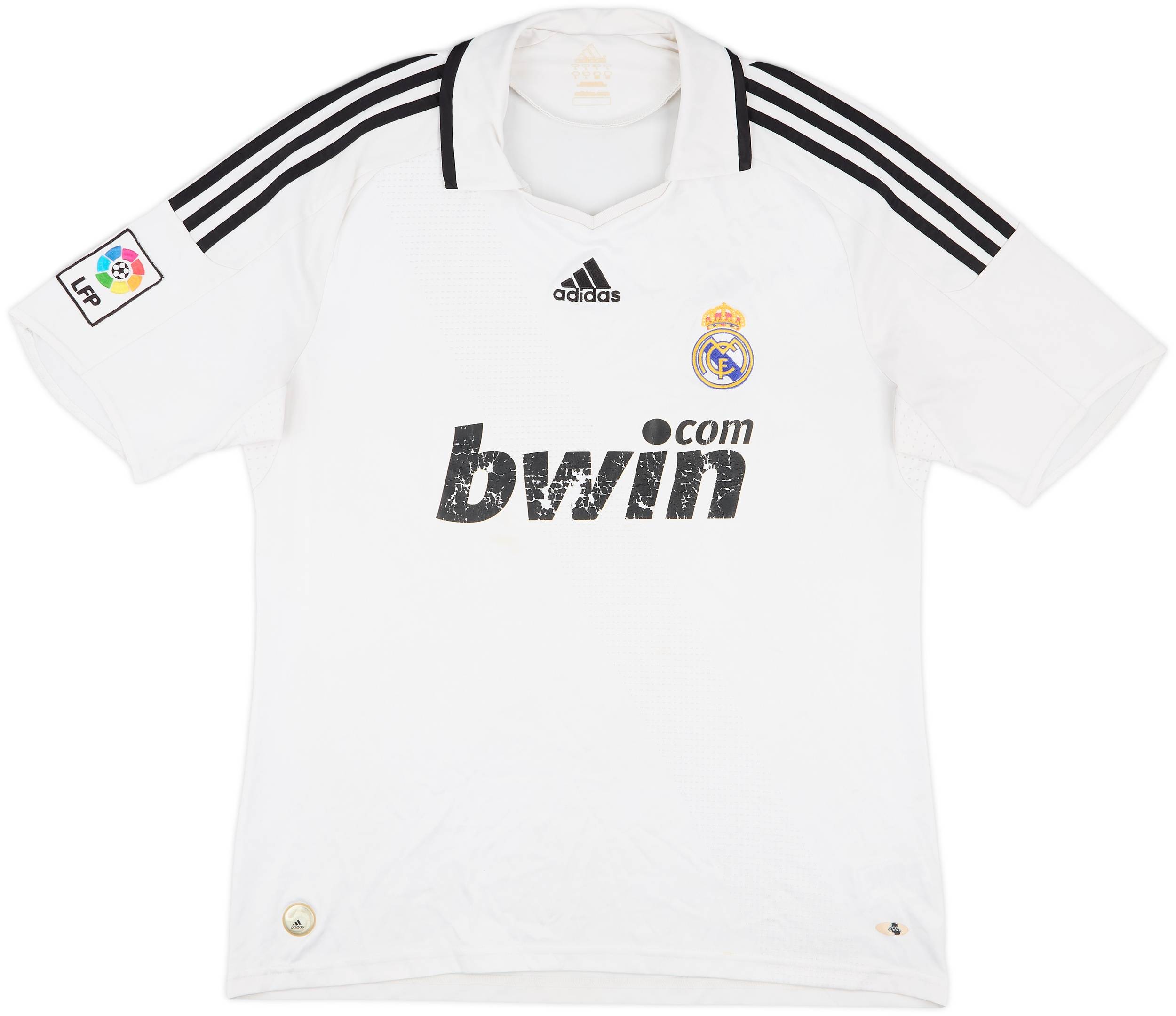 2008-09 Real Madrid Home Shirt - 4/10 - (L)