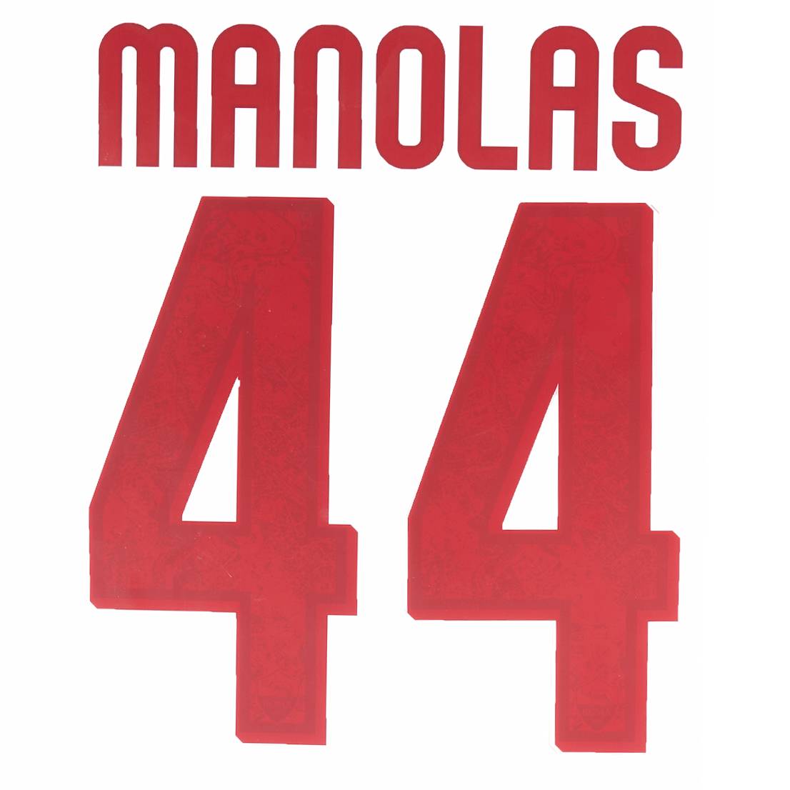 2015-16 Roma Away Manolas #44 Name Set