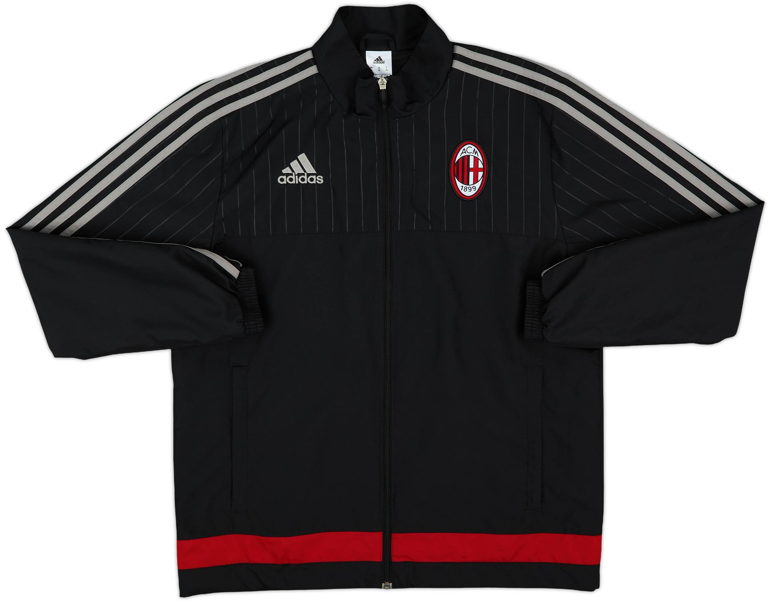 2015-16 AC Milan adidas Track Jacket - 9/10 - (M)