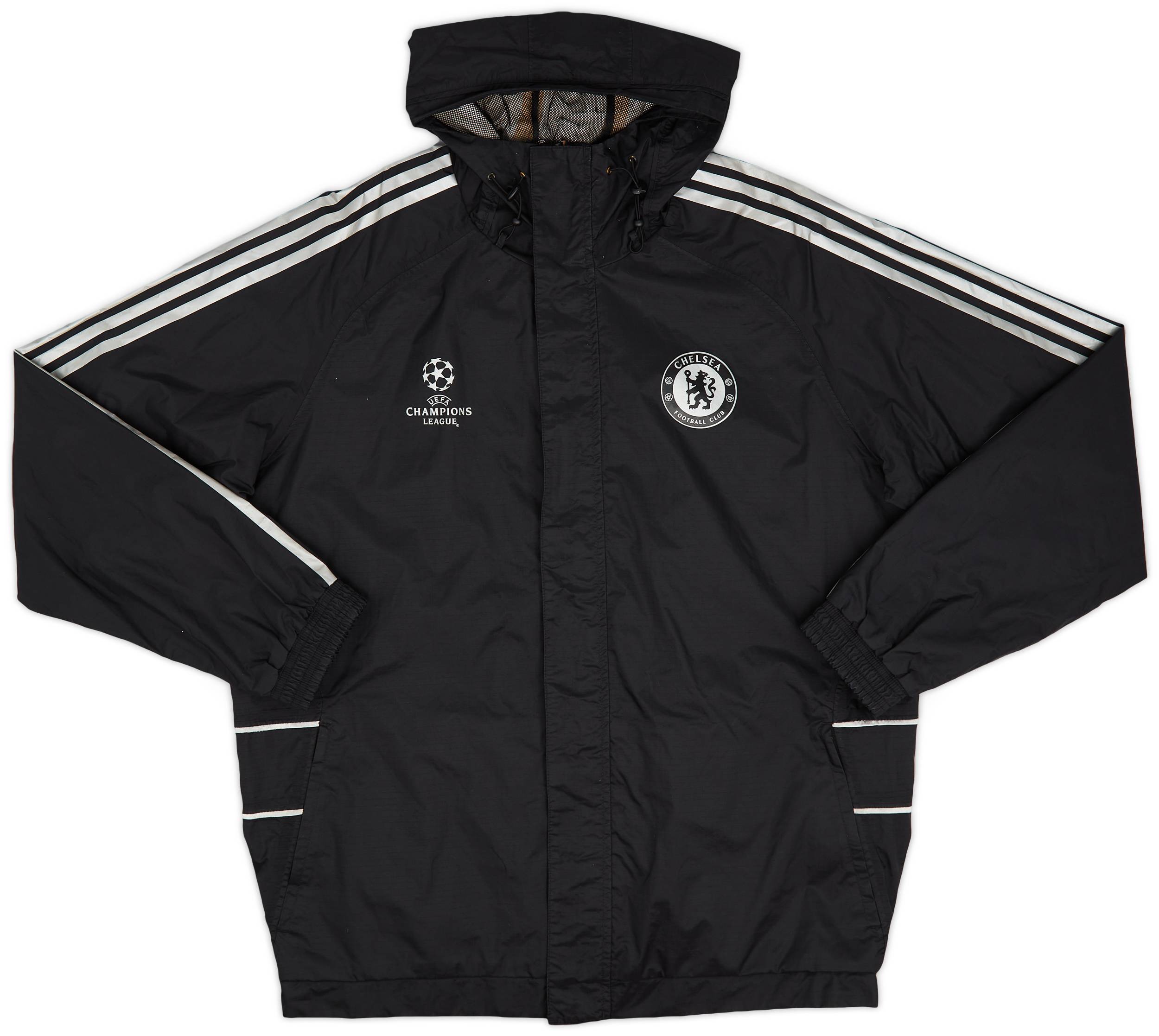 2013-14 Chelsea adidas CL Hooded Rain Jacket - 8/10 - (XL)