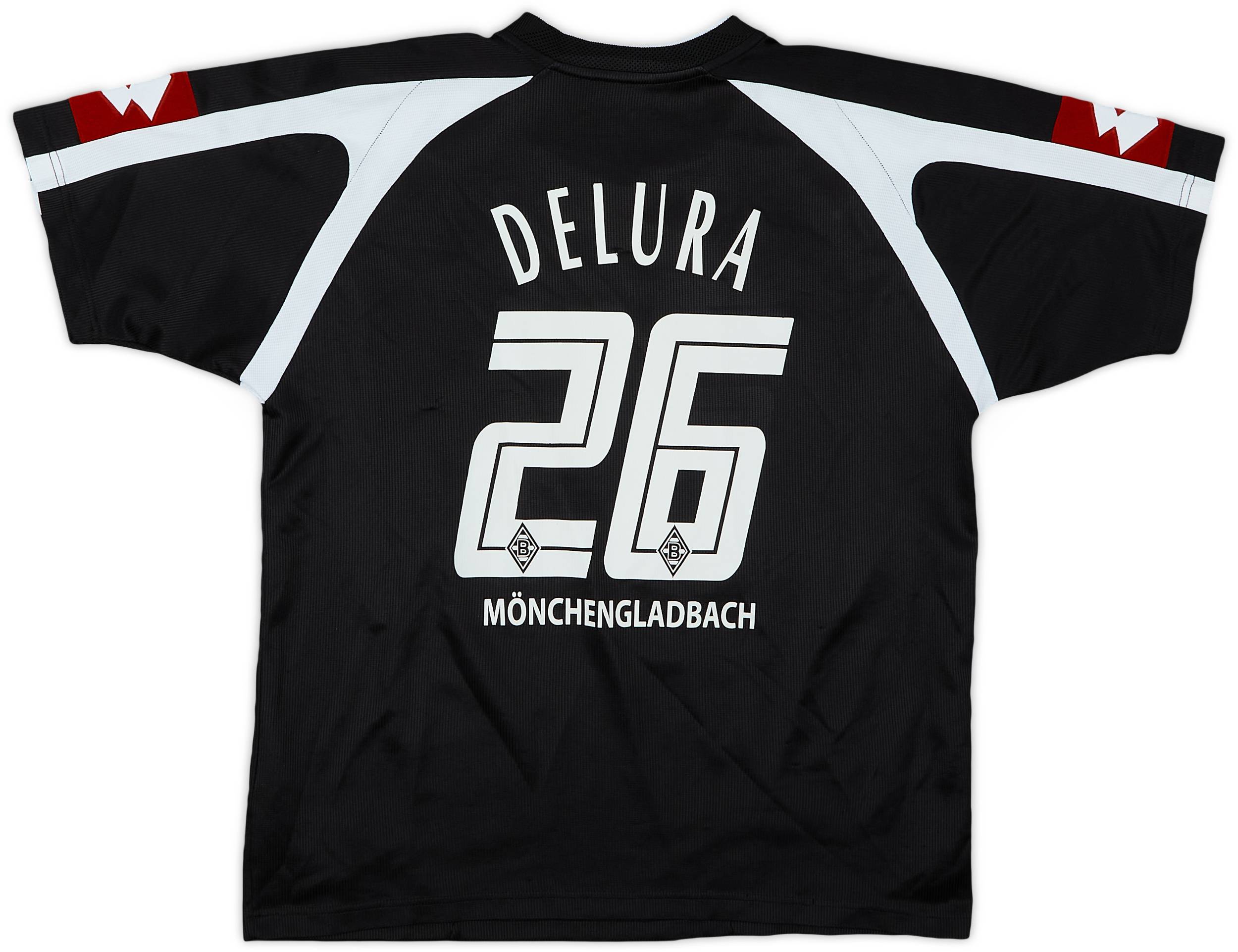 2005-07 Borussia Monchengladbach Away Shirt Delura #26 - 8/10 - (L.Boys)